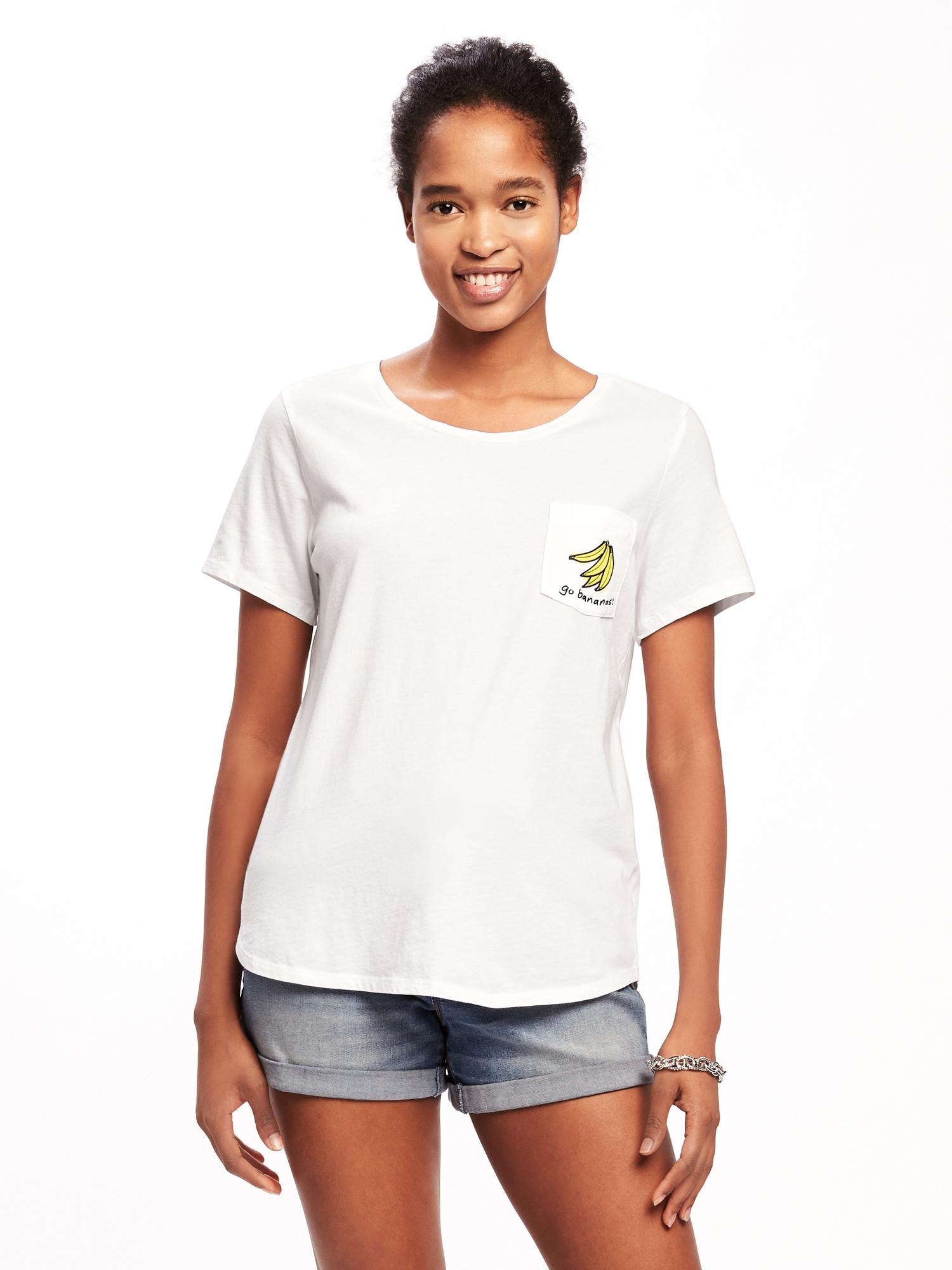 Relaxed Pocket Graphic Tee for Women | Old Navy