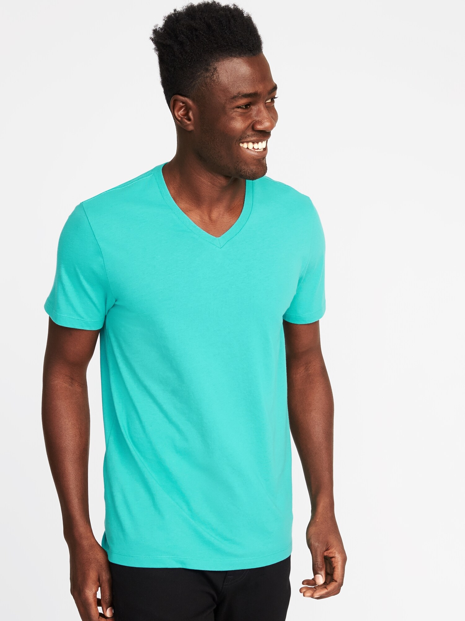 Soft-Washed Perfect-Fit V-Neck T-Shirt for Men | Old Navy