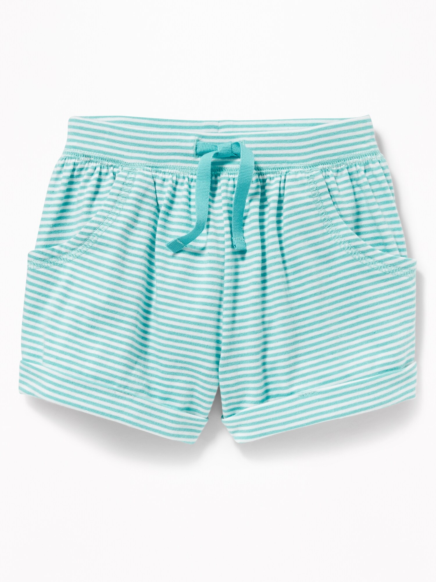 Functional-Drawstring Jersey Shorts for Toddler Girls | Old Navy