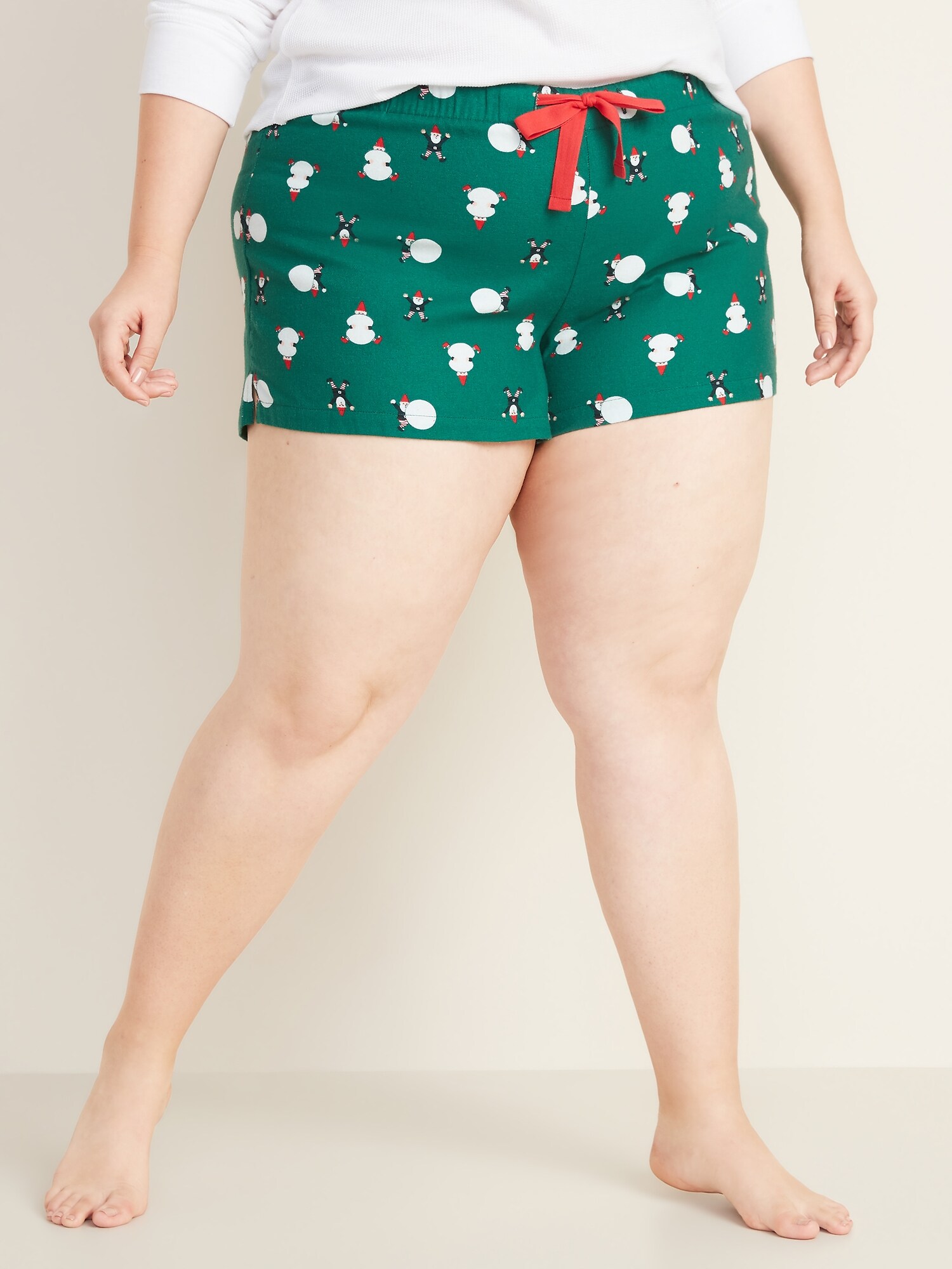 Printed Flannel Plus-Size Boxers | Old Navy