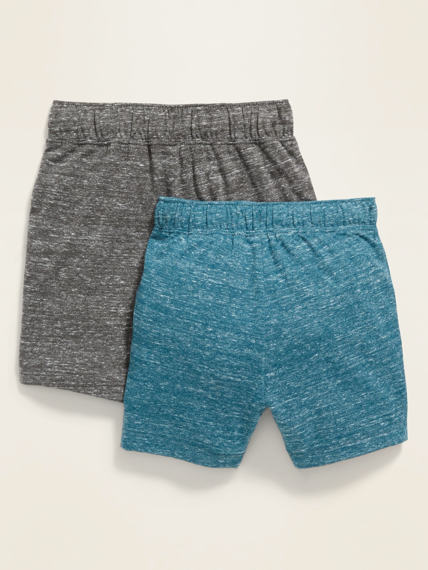 Functional Drawstring U-Shaped Slub-Knit Shorts 2-Pack for Toddler Boys ...