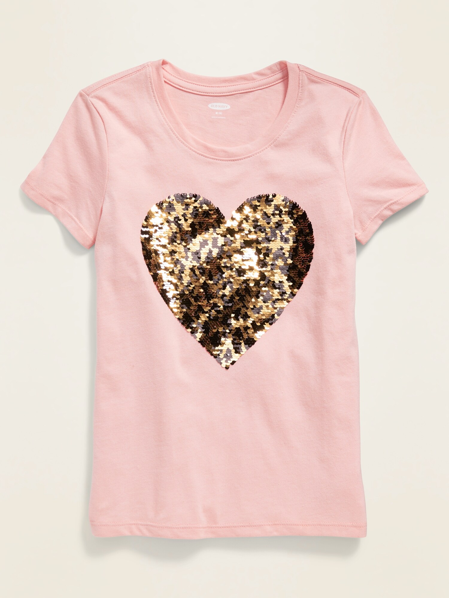 Flippy-Sequin Graphic Tee for Girls | Old Navy