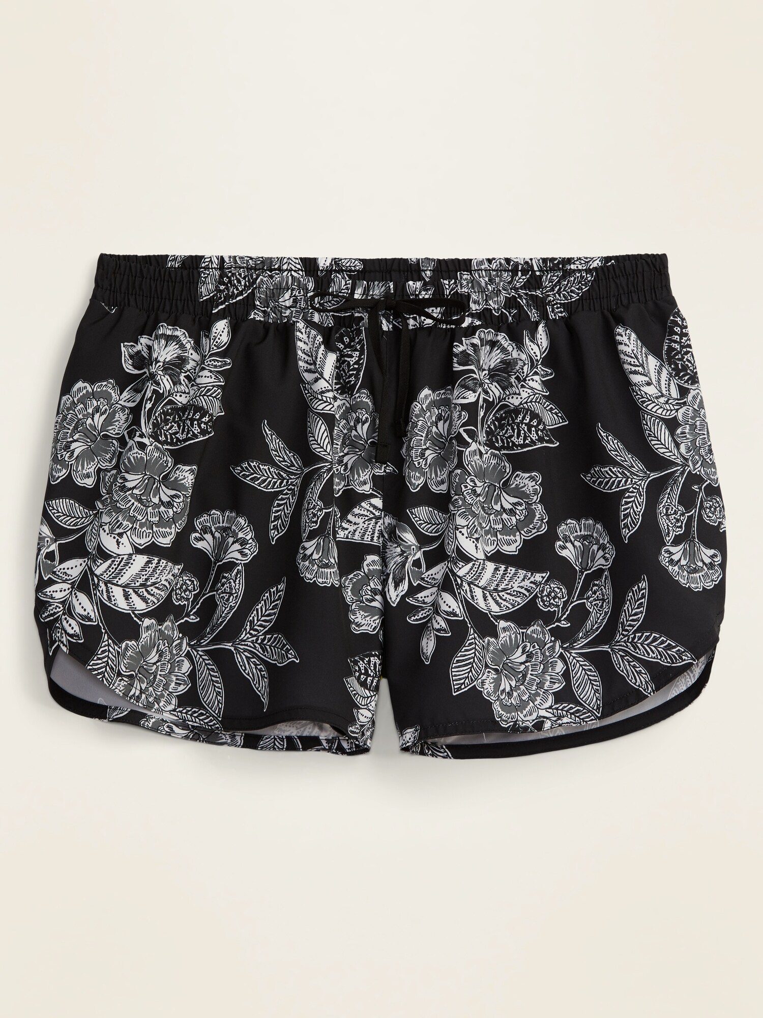 Mid-Rise Dolphin-Hem Run Shorts for Women -- 3-inch inseam | Old Navy