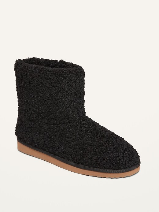 Cozy Sherpa Slipper Booties Old Navy