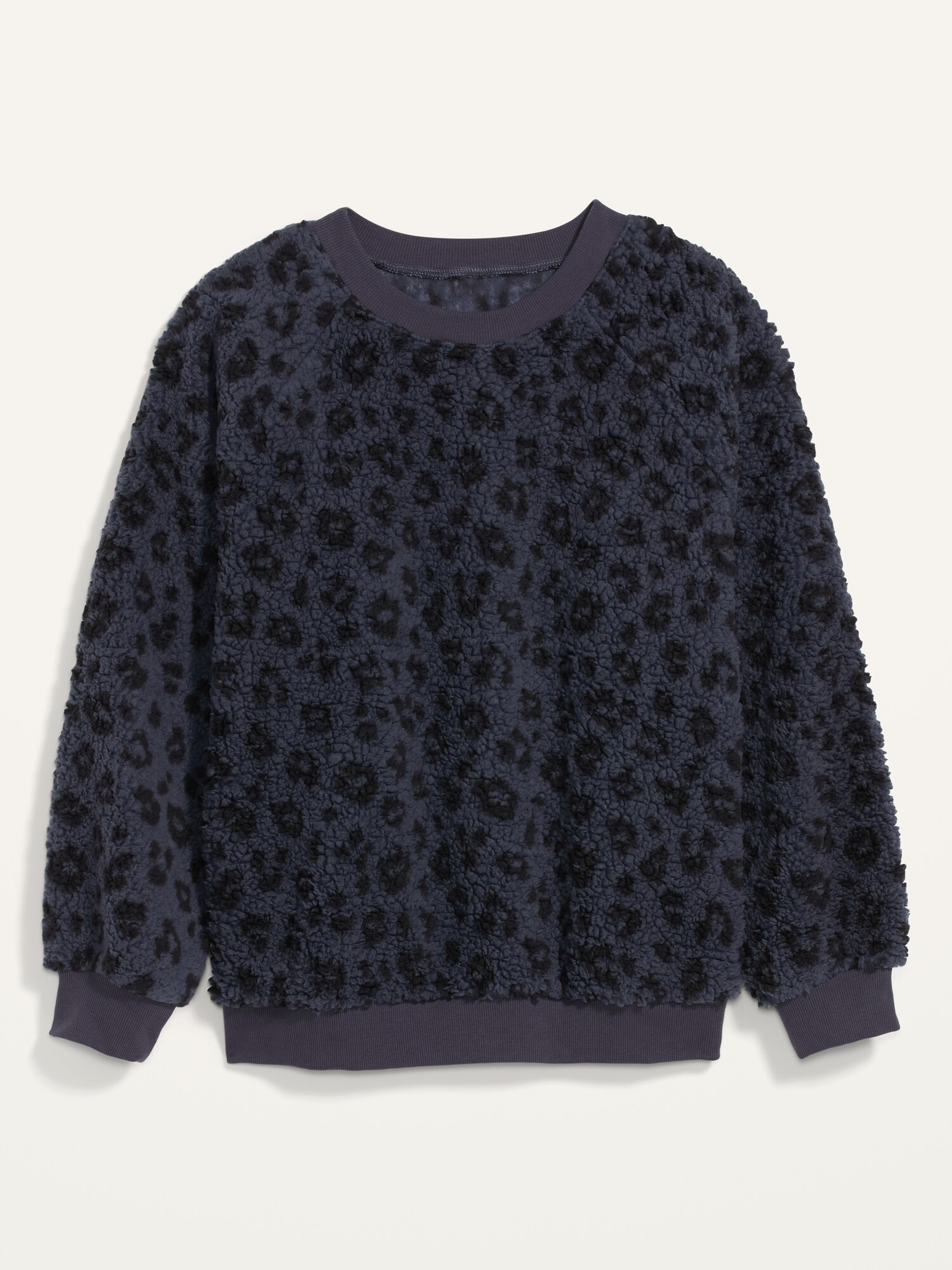Cozy Sherpa Plus-Size Sweatshirt | Old Navy