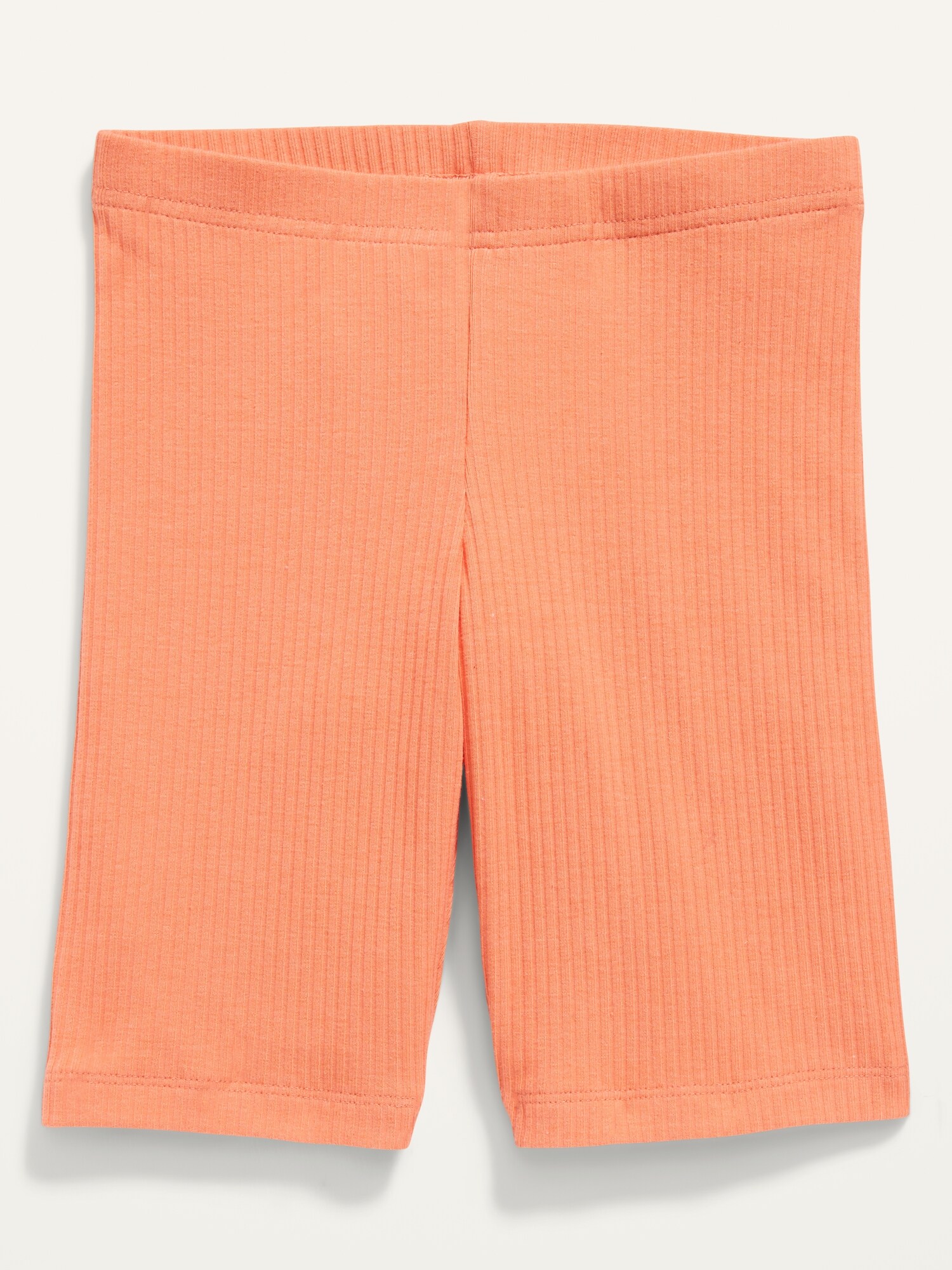 Rib-Knit Long Bike Shorts for Girls | Old Navy