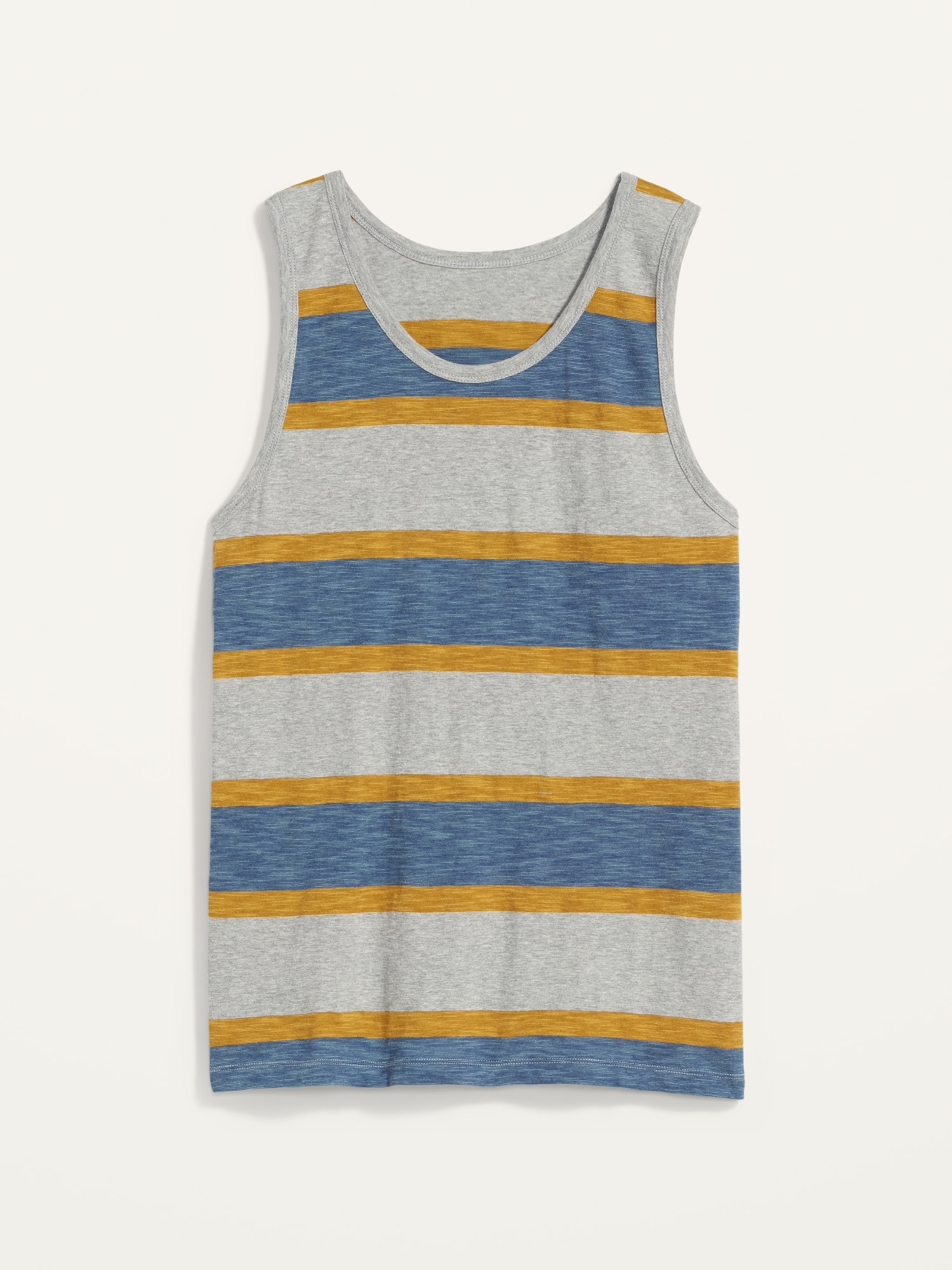 Soft-Washed Striped Slub-Knit Tank Top for Men | Old Navy