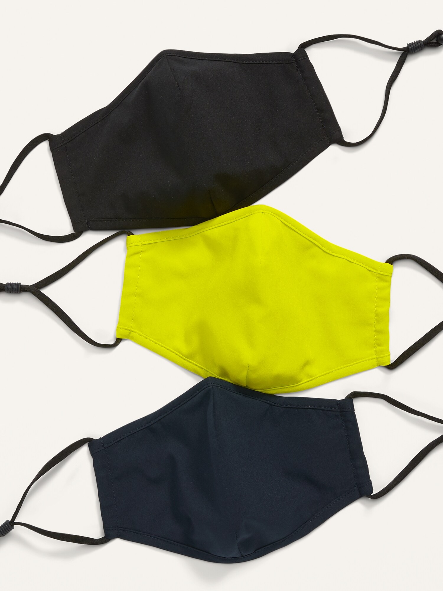 Old Navy Active Face Masks Variety 3-Pack for Kids (with Ear Adjuster ...
