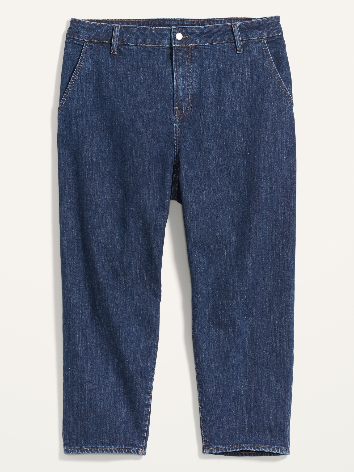 Extra High-Waisted Secret-Slim Pockets Sky Hi Straight Plus-Size Jeans ...