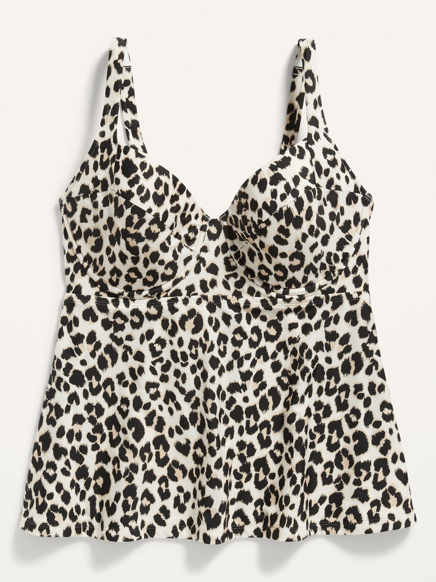 Wide-Strap Underwire Plus-Size Tankini Swim Top | Old Navy