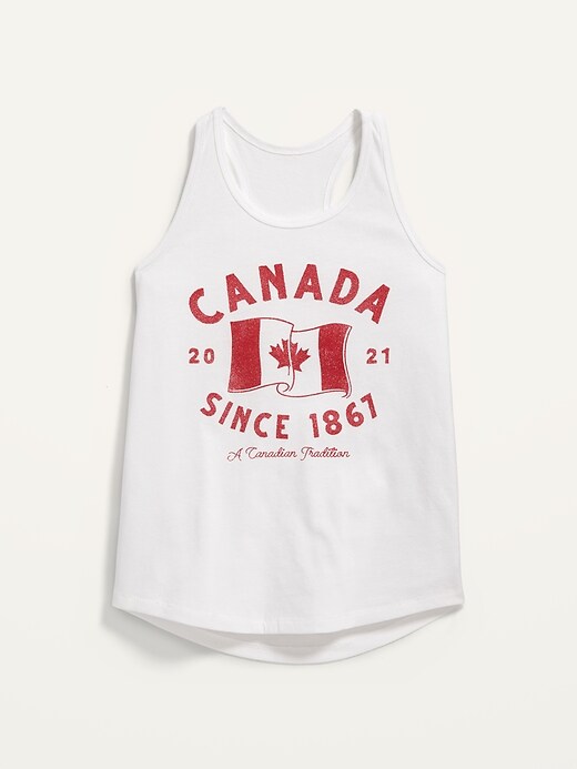Old Navy - 2021 Canada Flag Graphic Tank Top for Girls