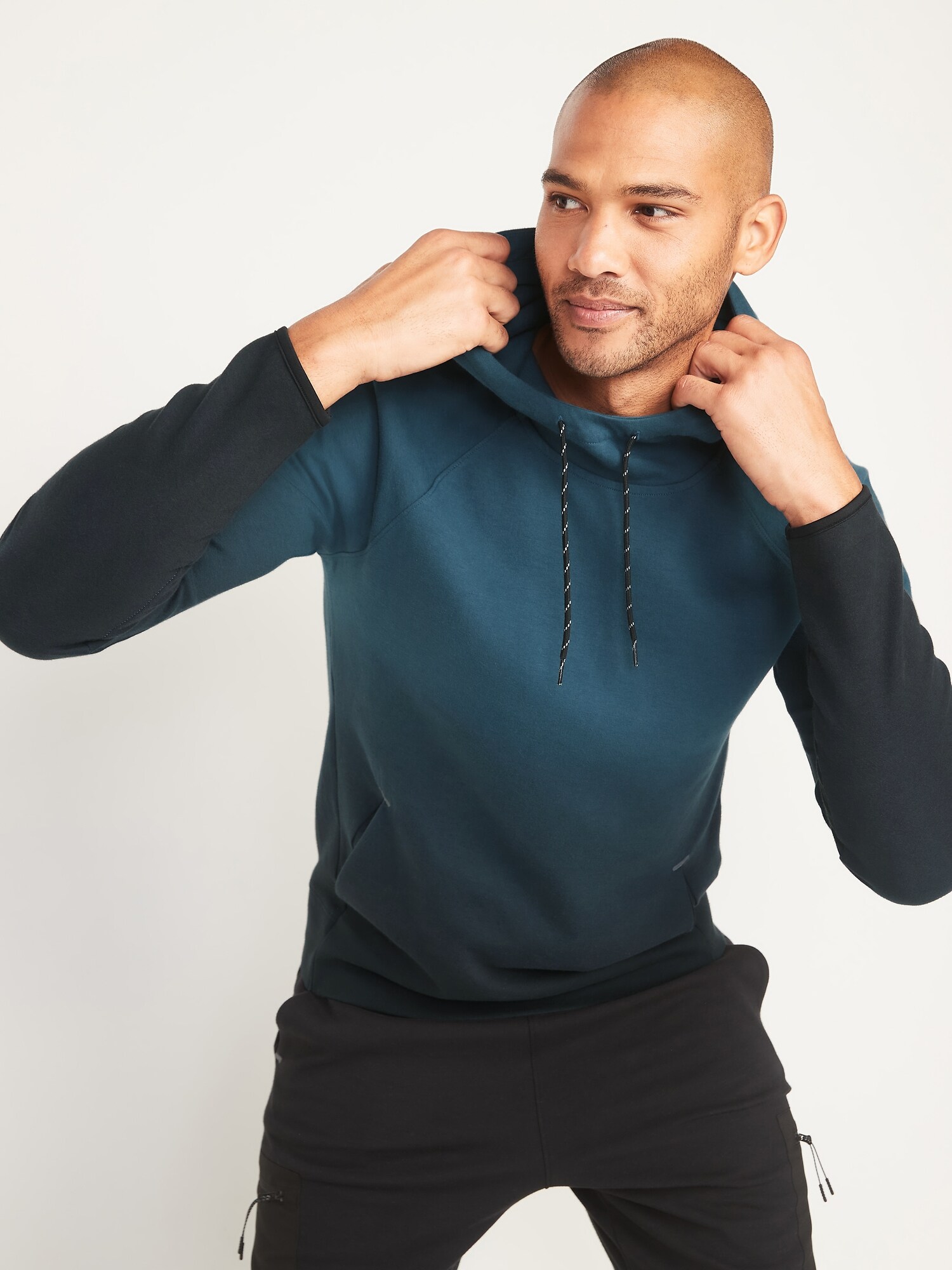 Dynamic Fleece Dip-Dye Pullover Hoodie for Men | Old Navy