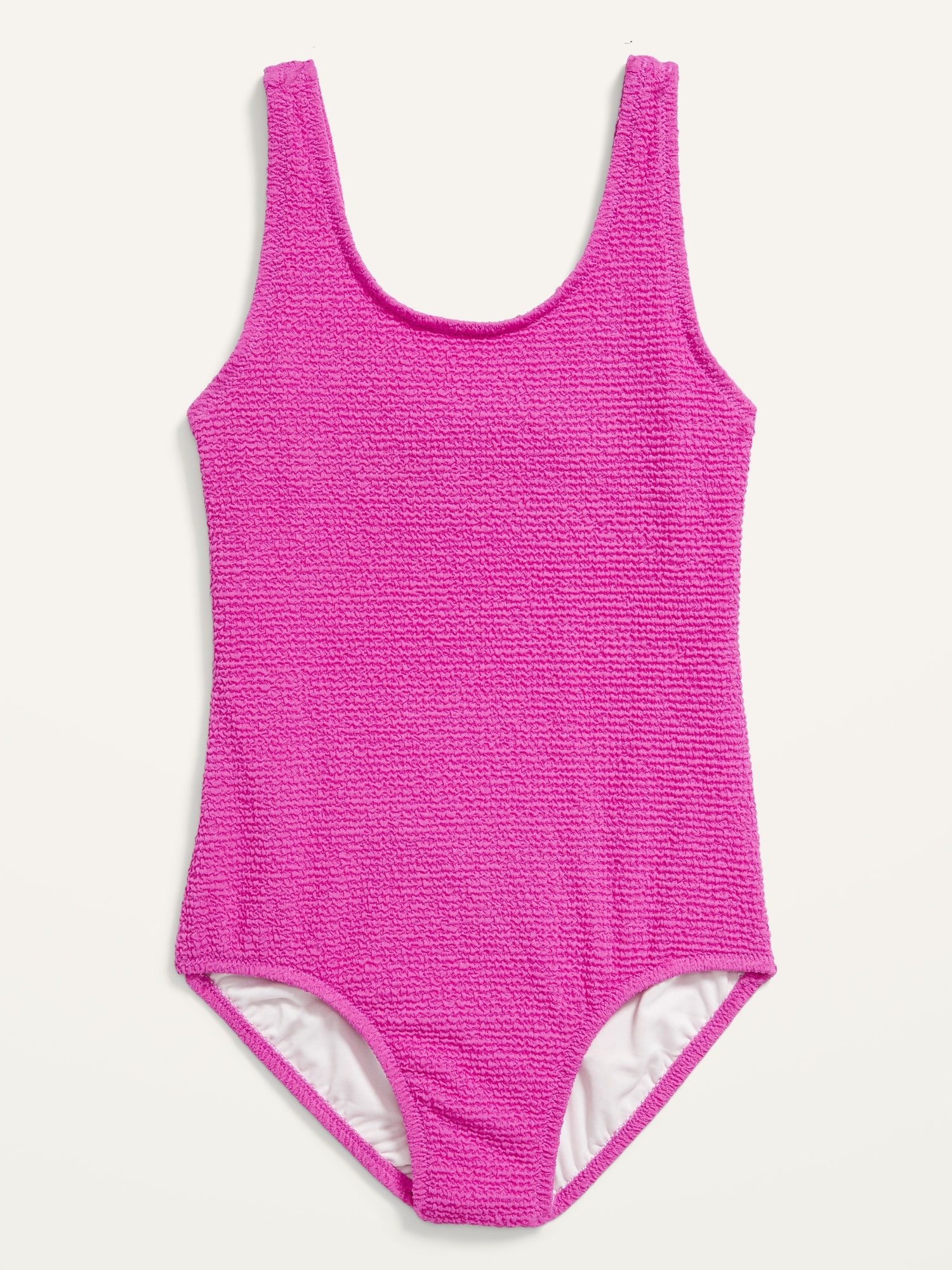 Textured Cutout-Back Scoop-Neck Swimsuit for Girls | Old Navy