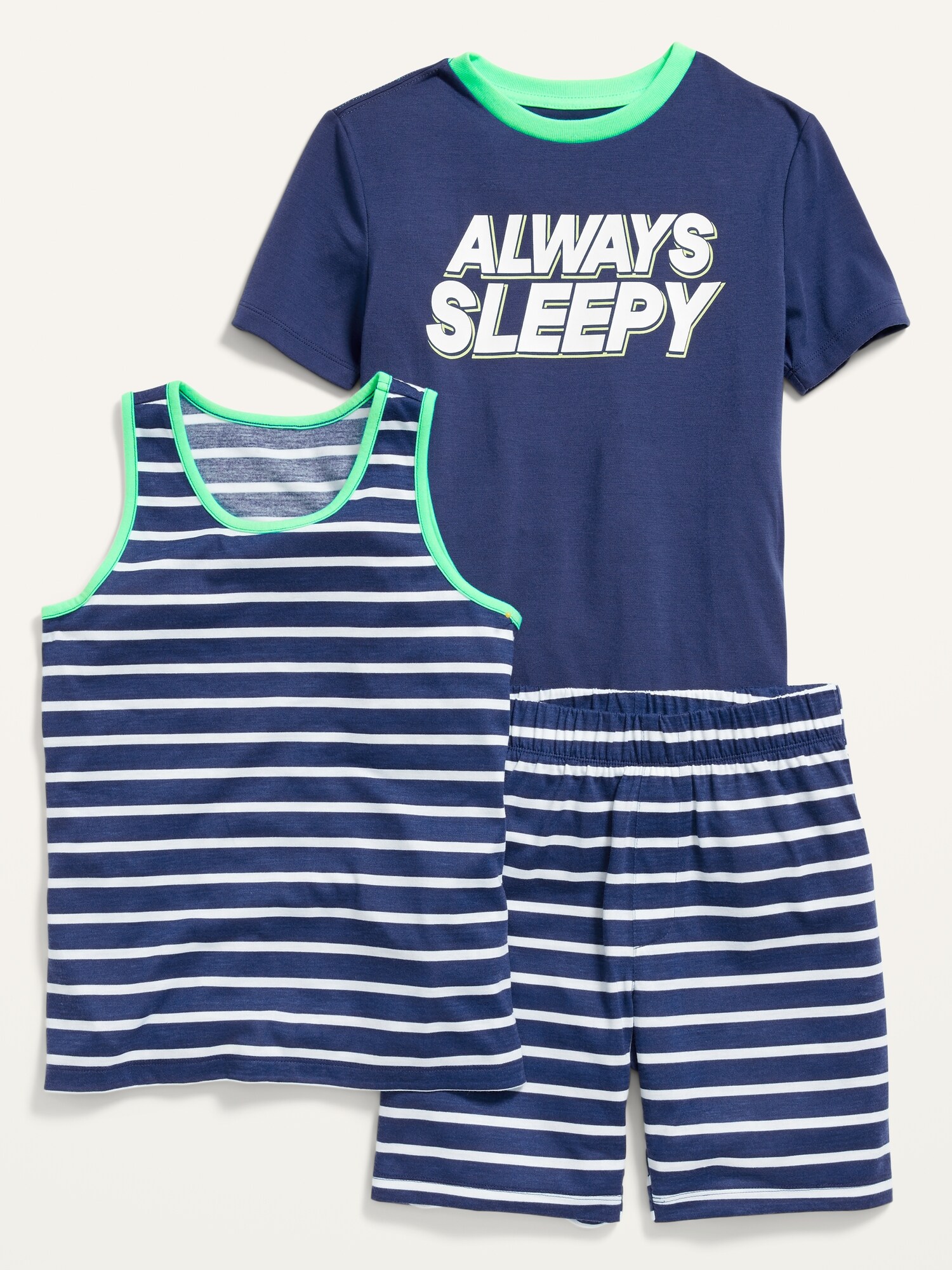 3-Piece Graphic Pajama Set For Boys | Old Navy