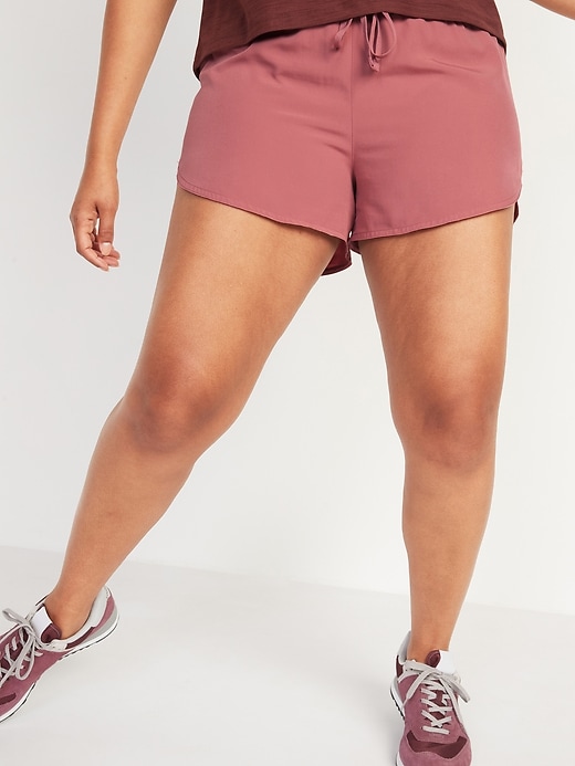 Old Navy - Mid-Rise Dolphin-Hem Run Shorts for Women -- 3-inch inseam