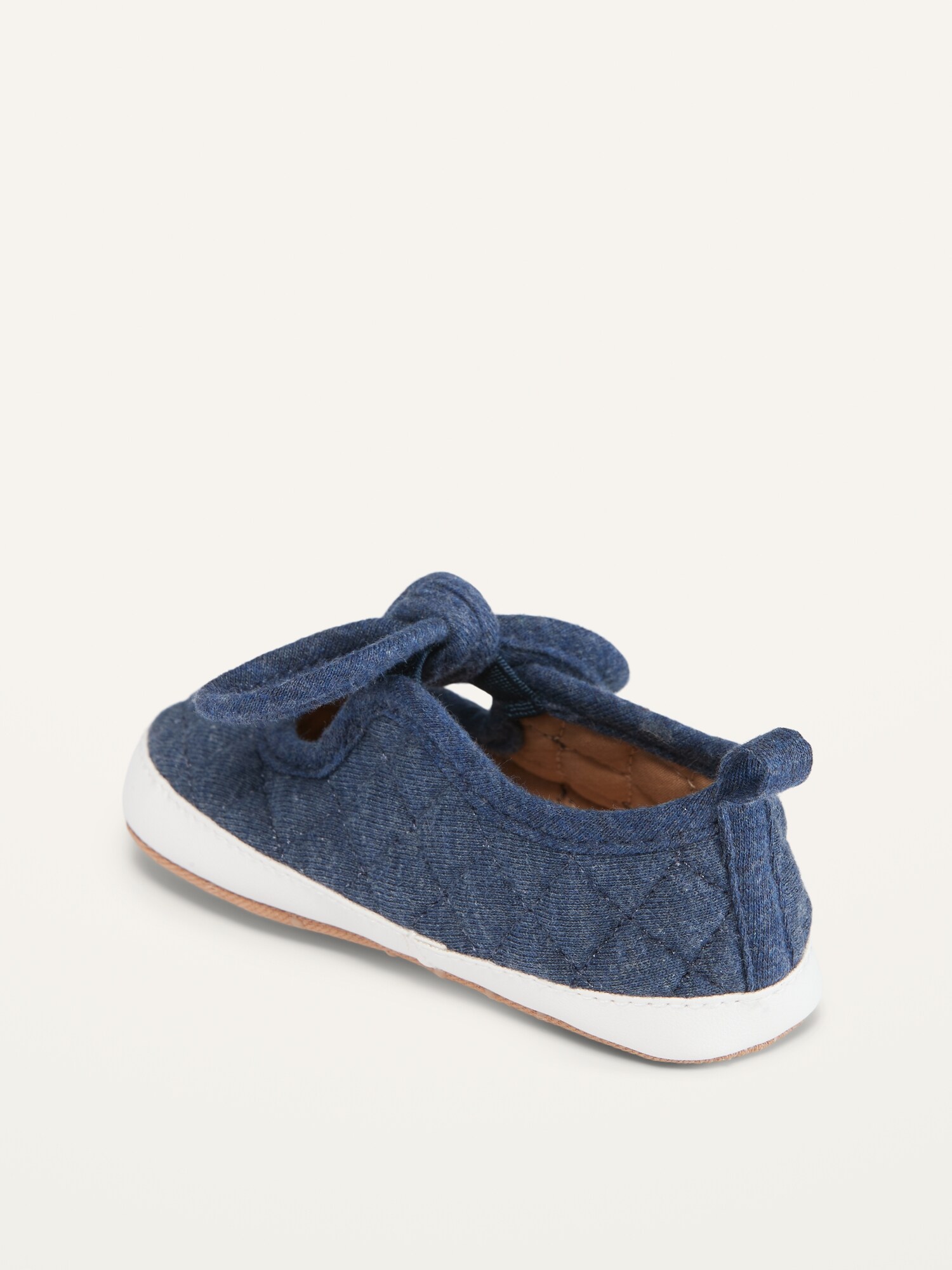 Unisex Quilted Bow-Tie Booties for Baby | Old Navy