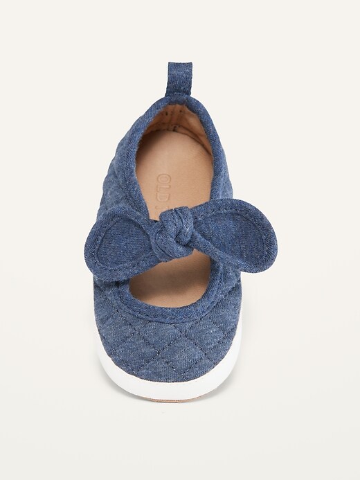 Unisex Quilted Bow-Tie Booties for Baby | Old Navy