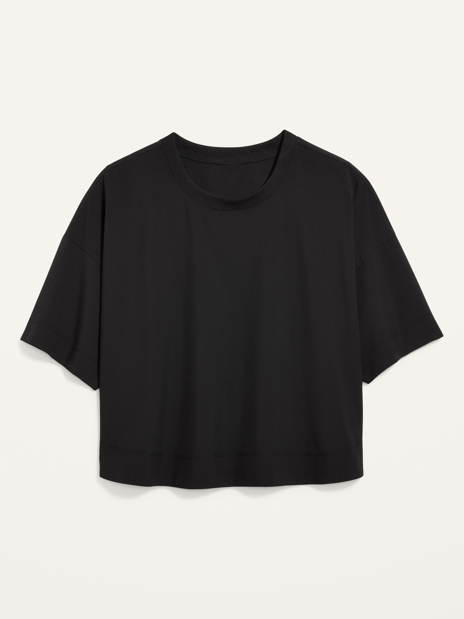 Loose Short-Sleeve StretchTech Performance Cropped Top for Women | Old Navy