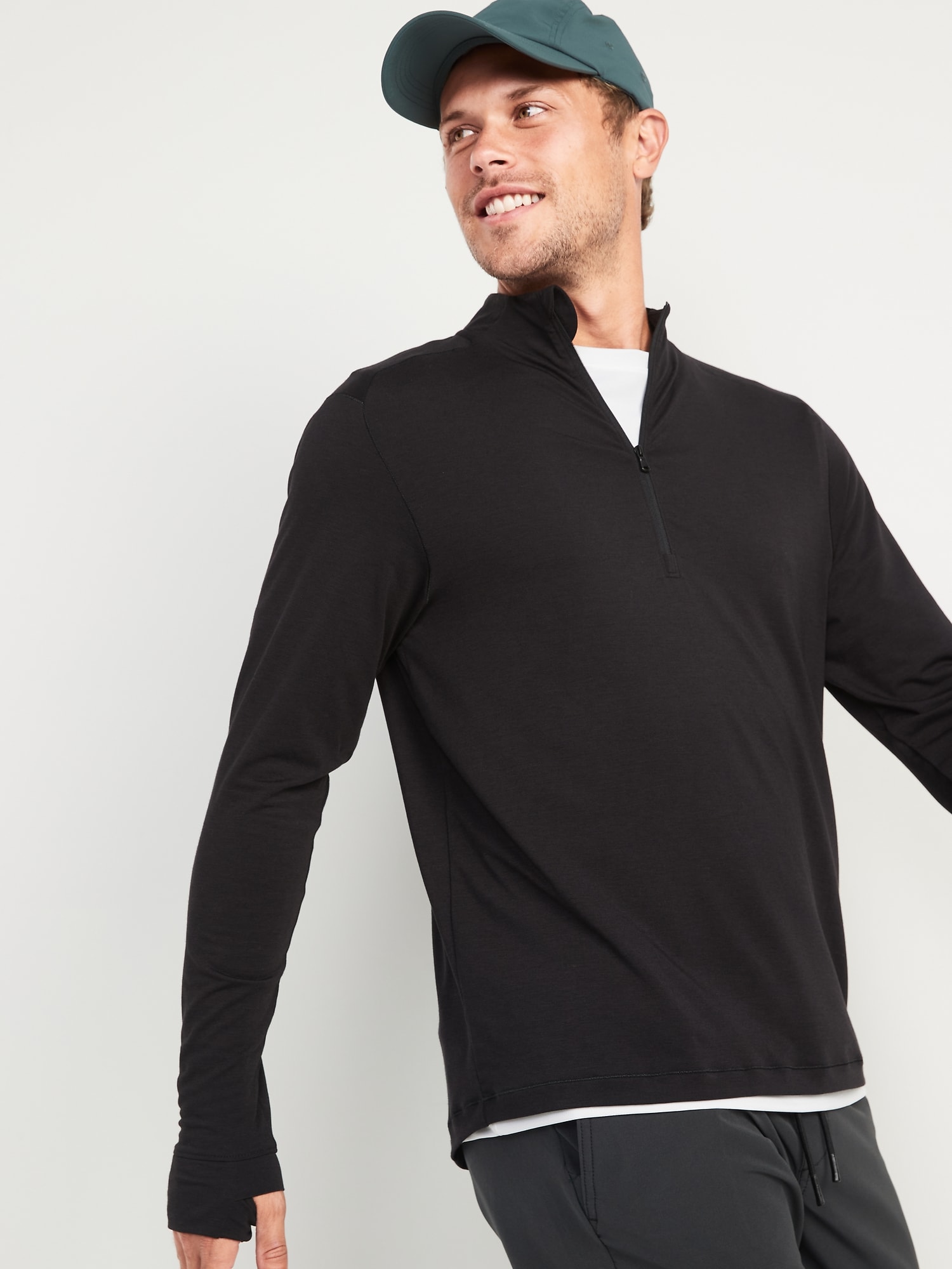 4-Way-Stretch Performance Half-Zip Top for Men | Old Navy
