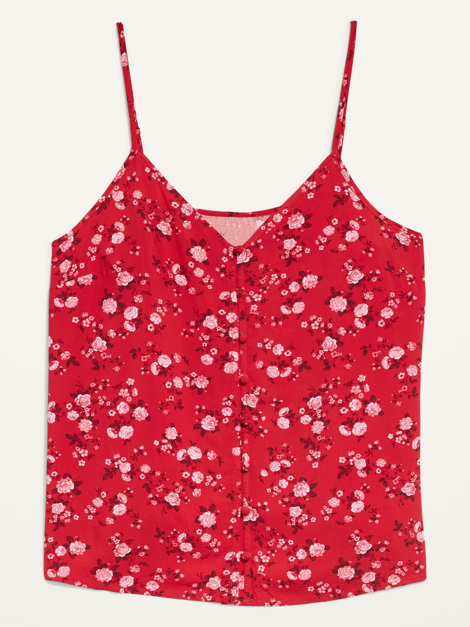 Floral-Print Button-Front Cami Top for Women | Old Navy