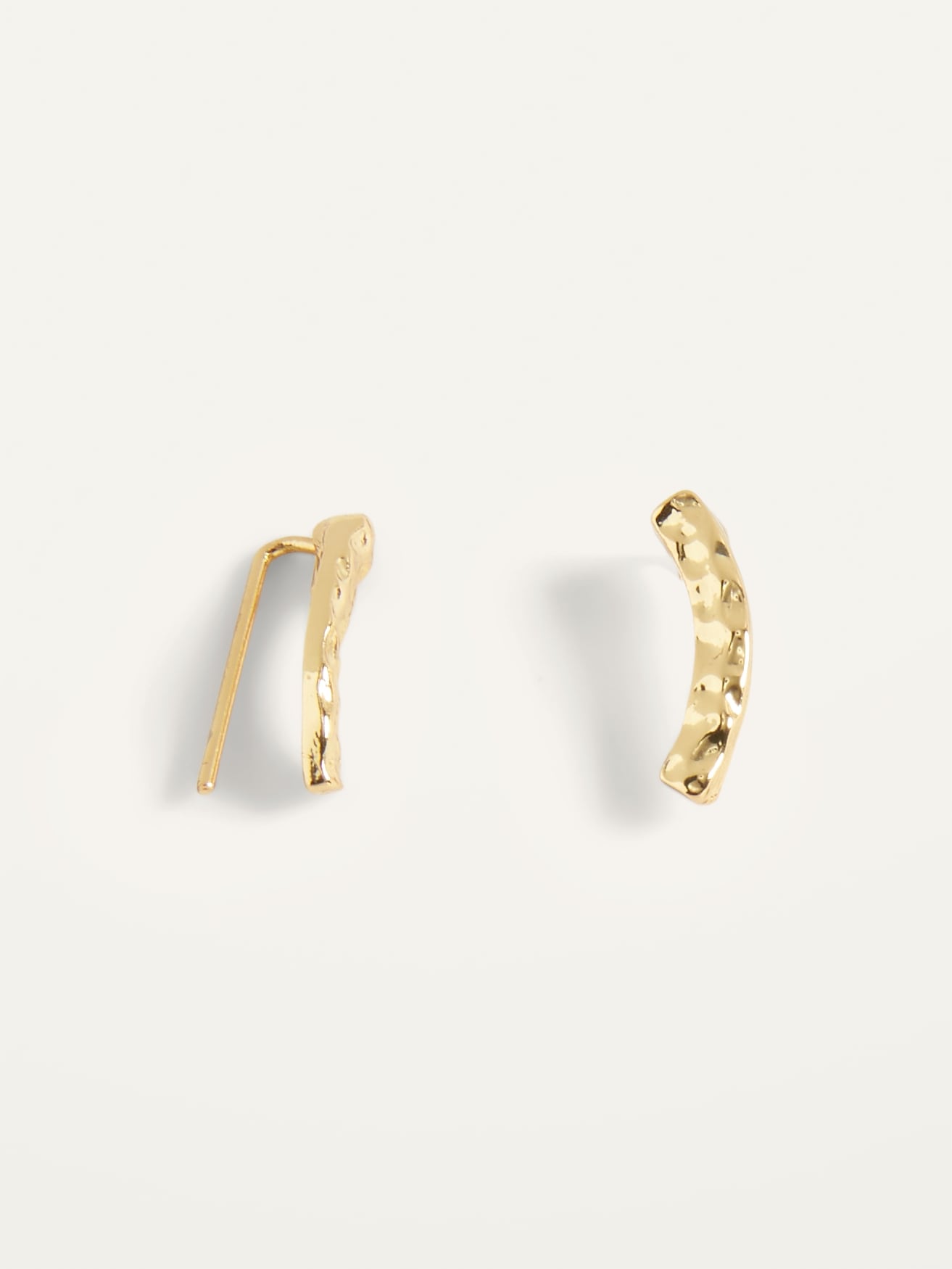 Real Gold-Plated Hammered Ear Crawlers for Women | Old Navy