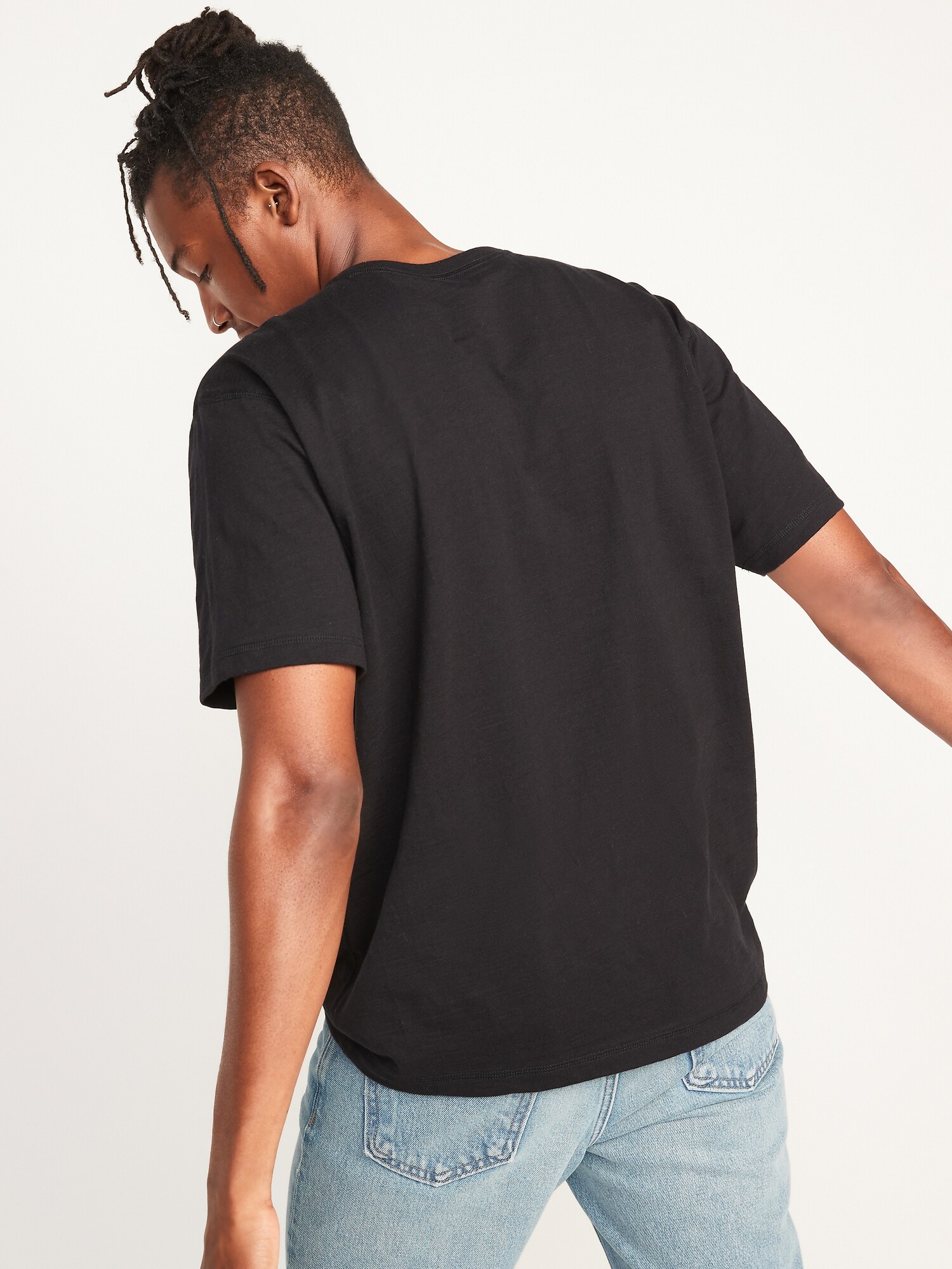 Slub-Knit Workwear Henley T-Shirt | Old Navy