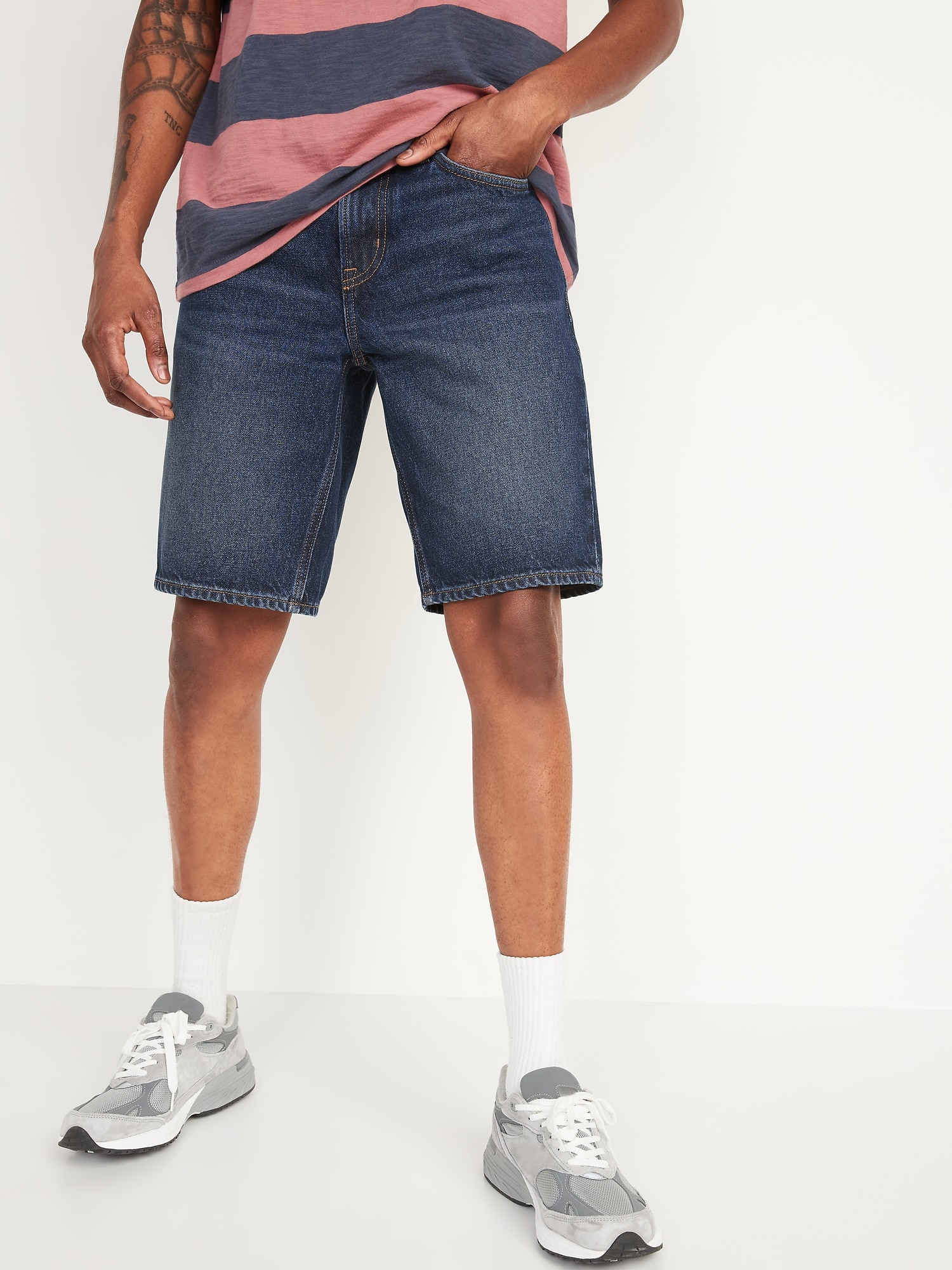 Original Loose Non-Stretch Jean Shorts for Men --10-inch inseam | Old Navy