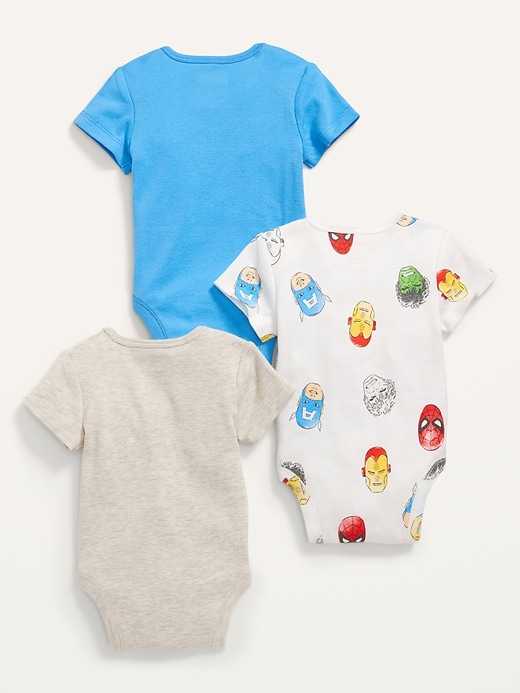 Marvel Comics™ Avengers Unisex Bodysuit 3-Pack for Baby | Old Navy