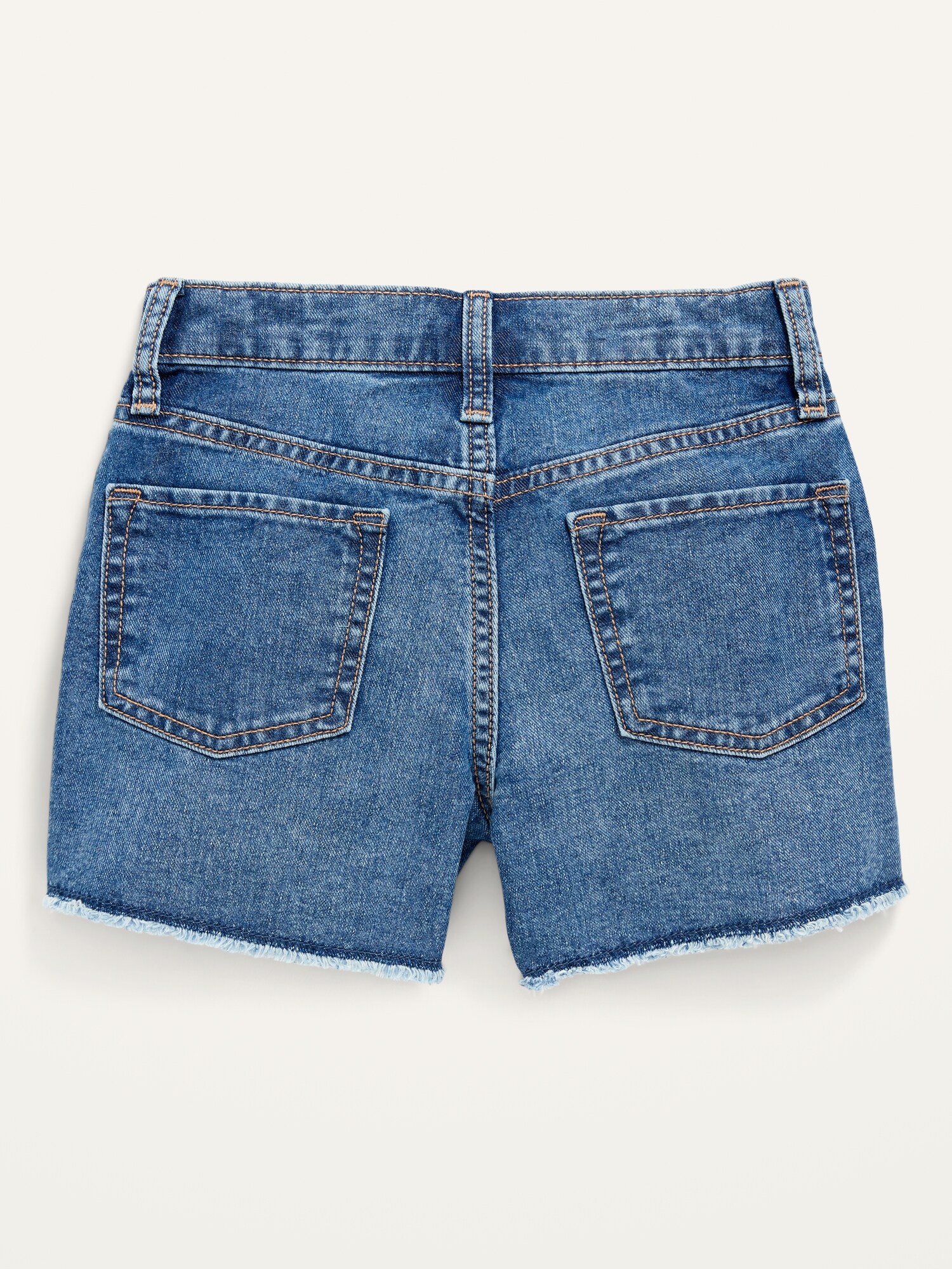 High-Waisted Cut-Off Non-Stretch Jean Shorts for Girls | Old Navy
