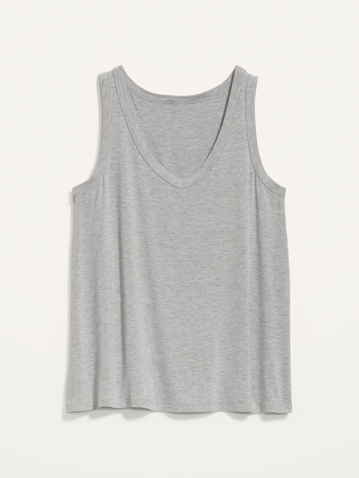 Luxe Jersey-Knit V-Neck Tank Top for Women | Old Navy