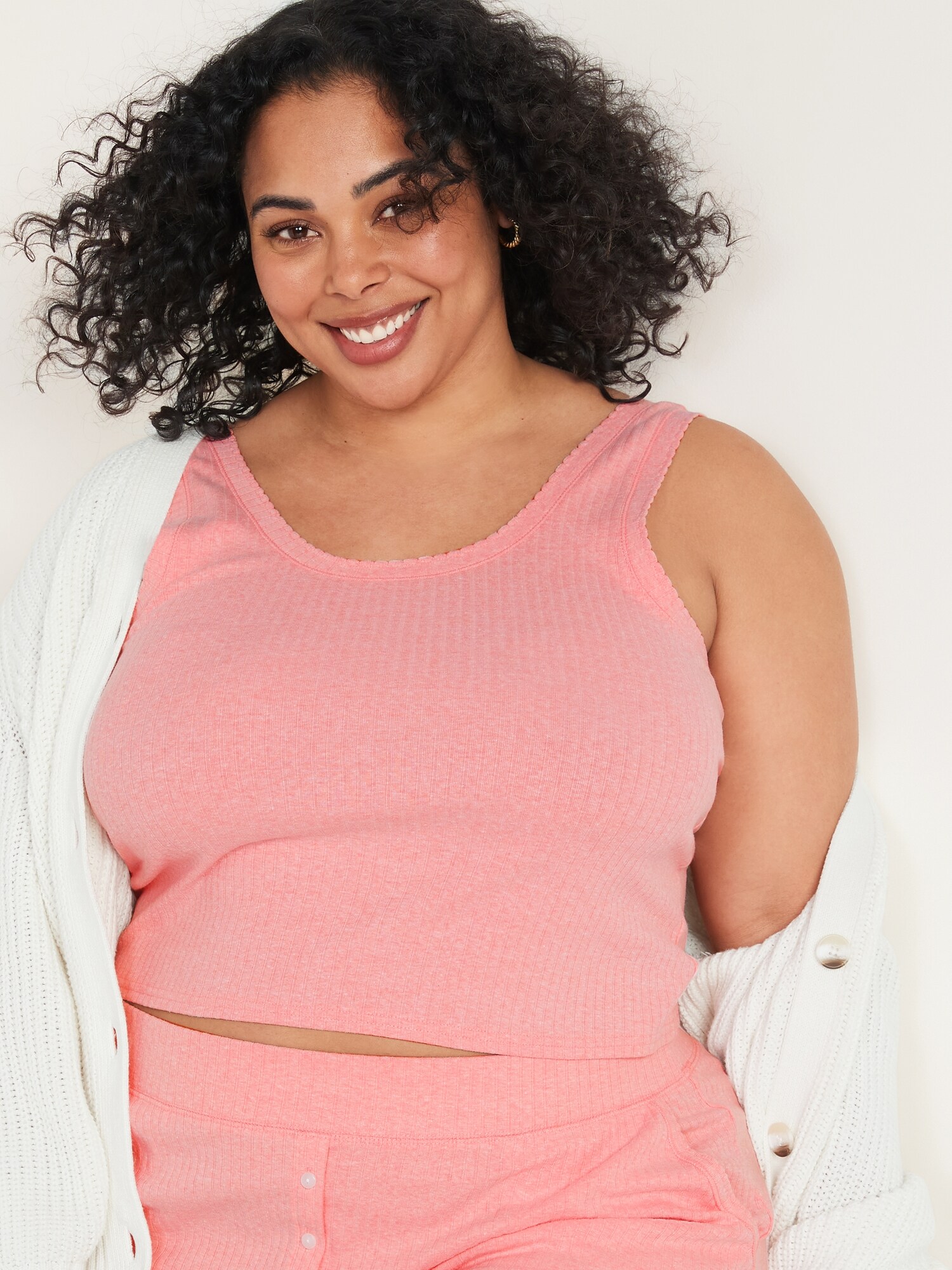 Rib-Knit Lounge Tank Top for Women | Old Navy