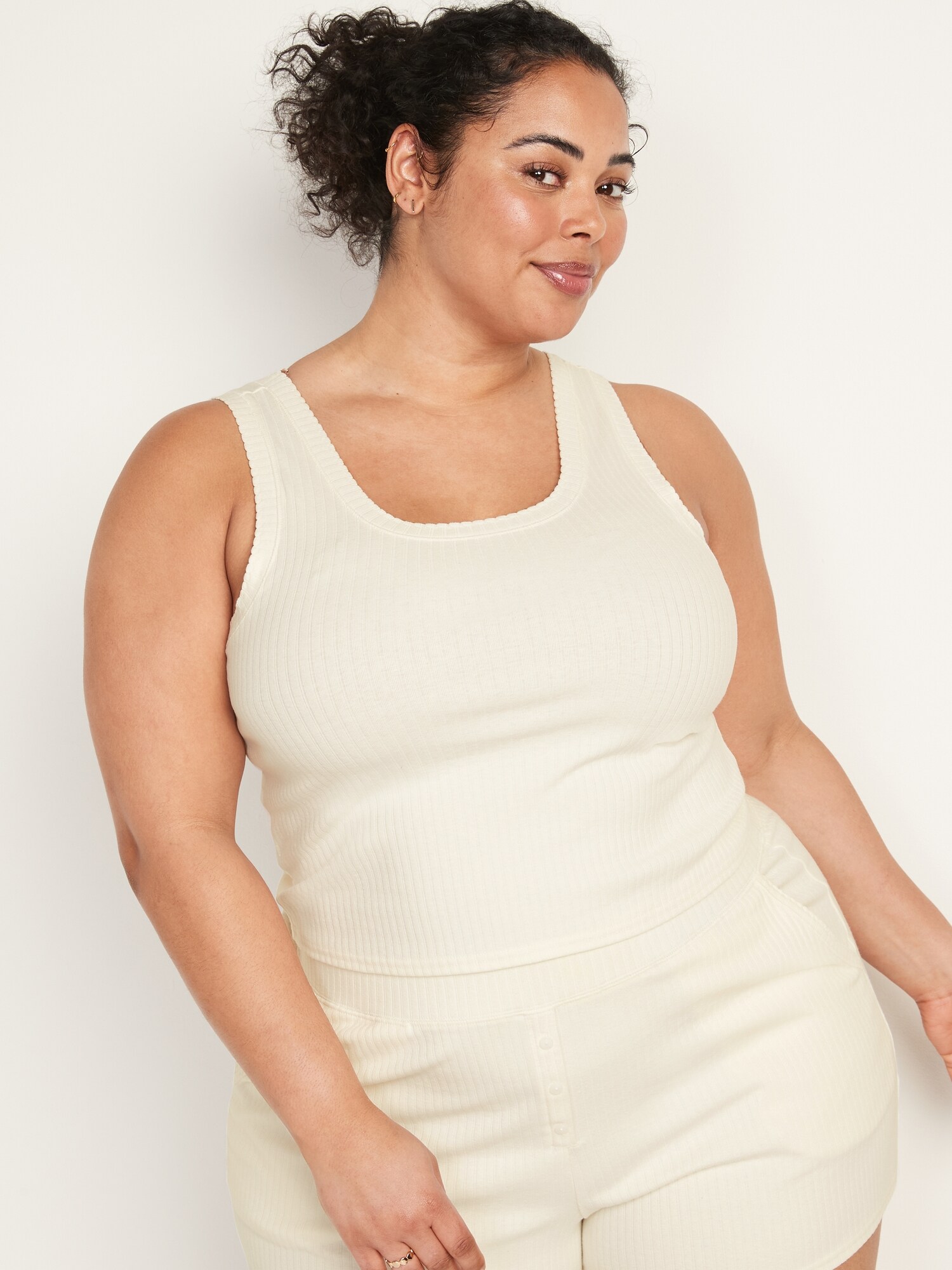Rib-Knit Lounge Tank Top for Women | Old Navy