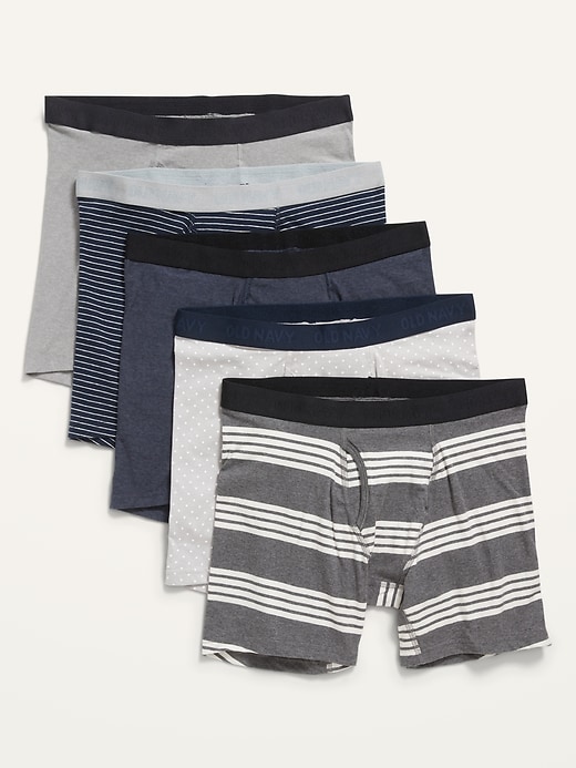 Old Navy - Soft-Washed Boxer Brief Underwear 5-Pack for Men