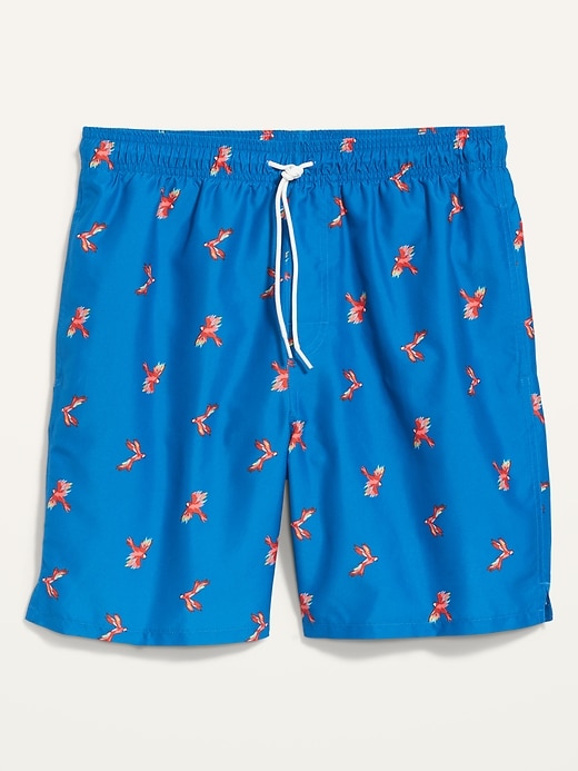 Printed Swim Trunks For Men 7 Inch Inseam Old Navy