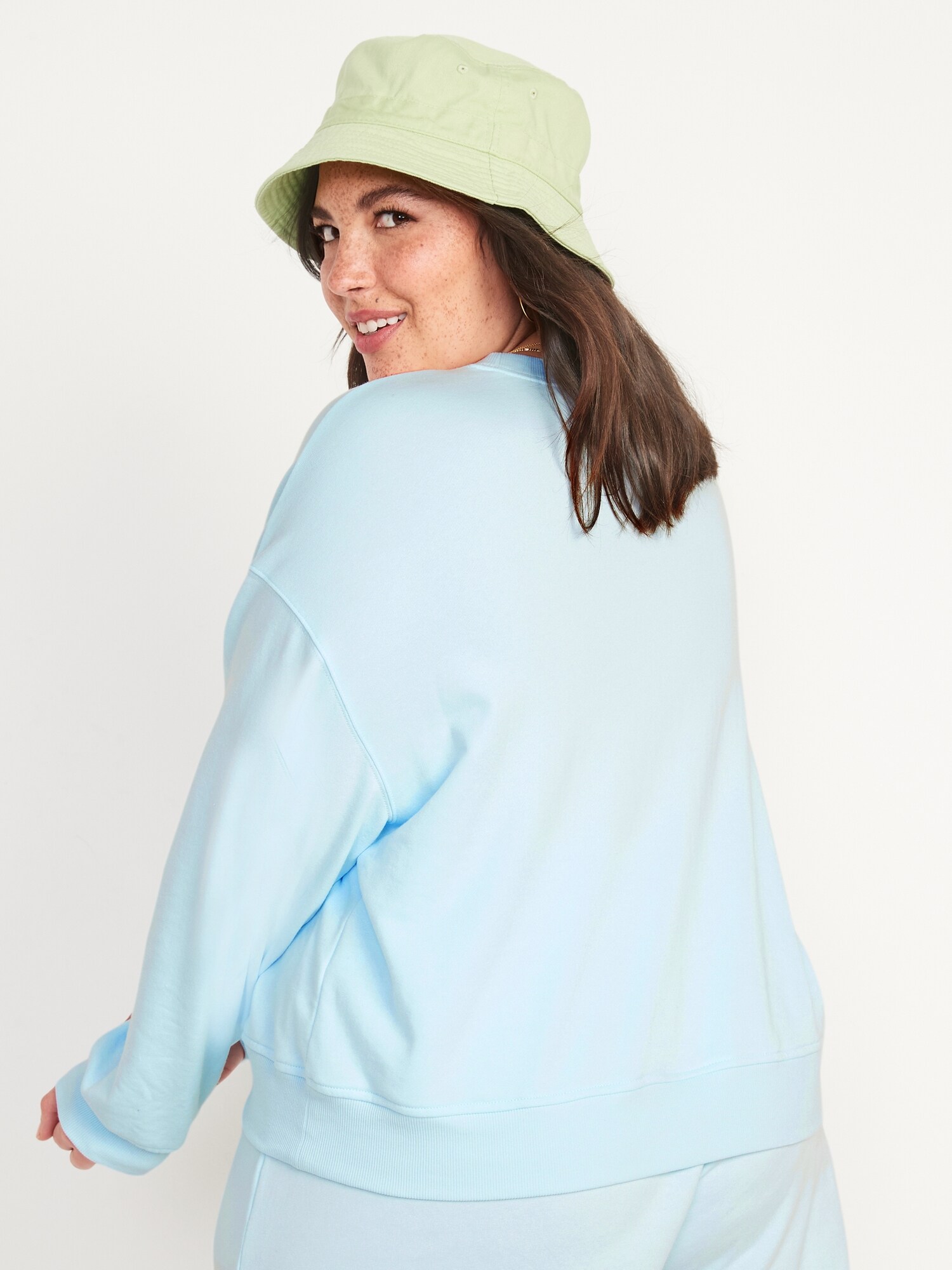 Cropped Vintage French-Terry Sweatshirt | Old Navy