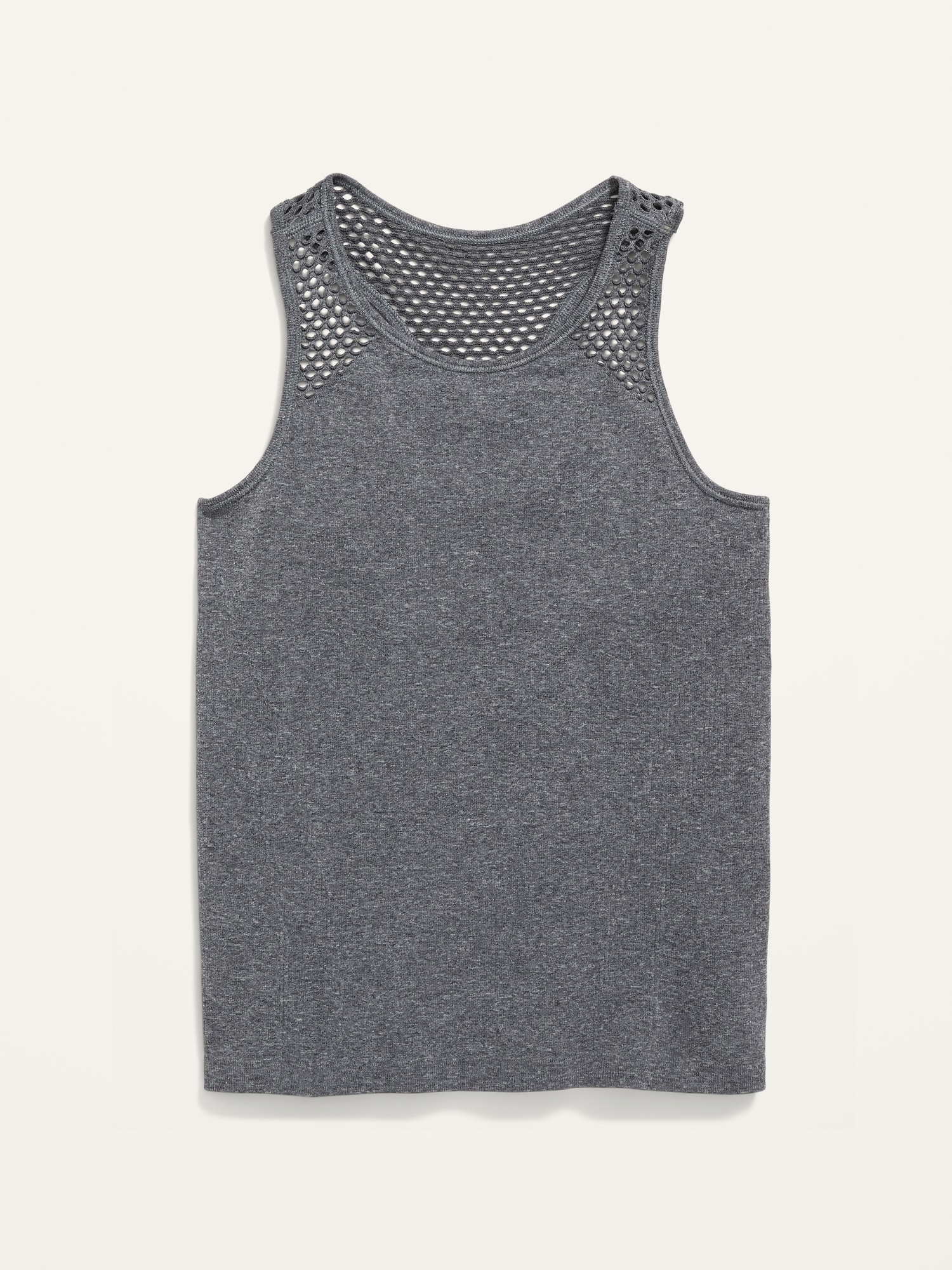 Seamless Rib-Knit Racerback Performance Tank Top for Girls | Old Navy