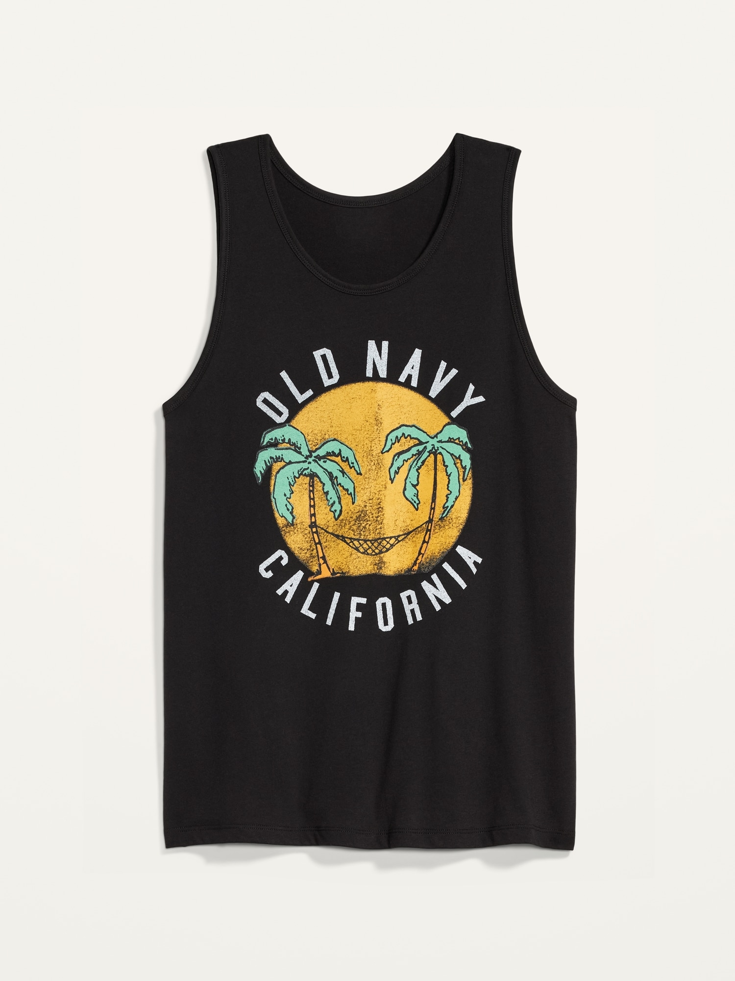 Soft-Washed Logo-Graphic Tank Top for Men | Old Navy