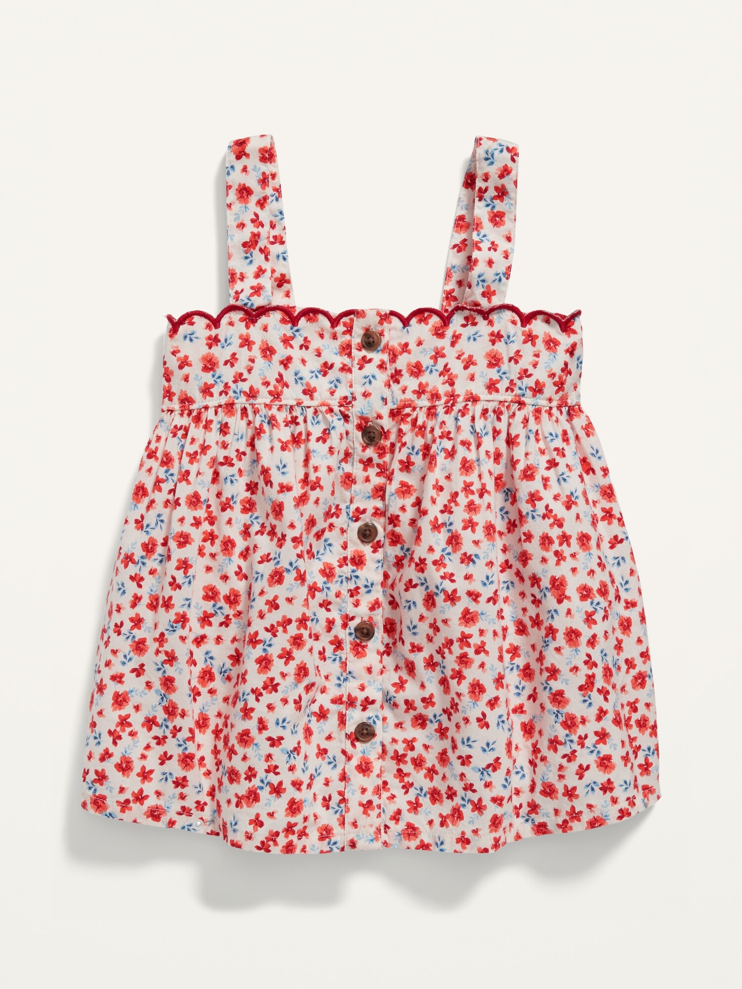Sleeveless Button-Front Matching Floral Top for Toddler Girls | Old Navy