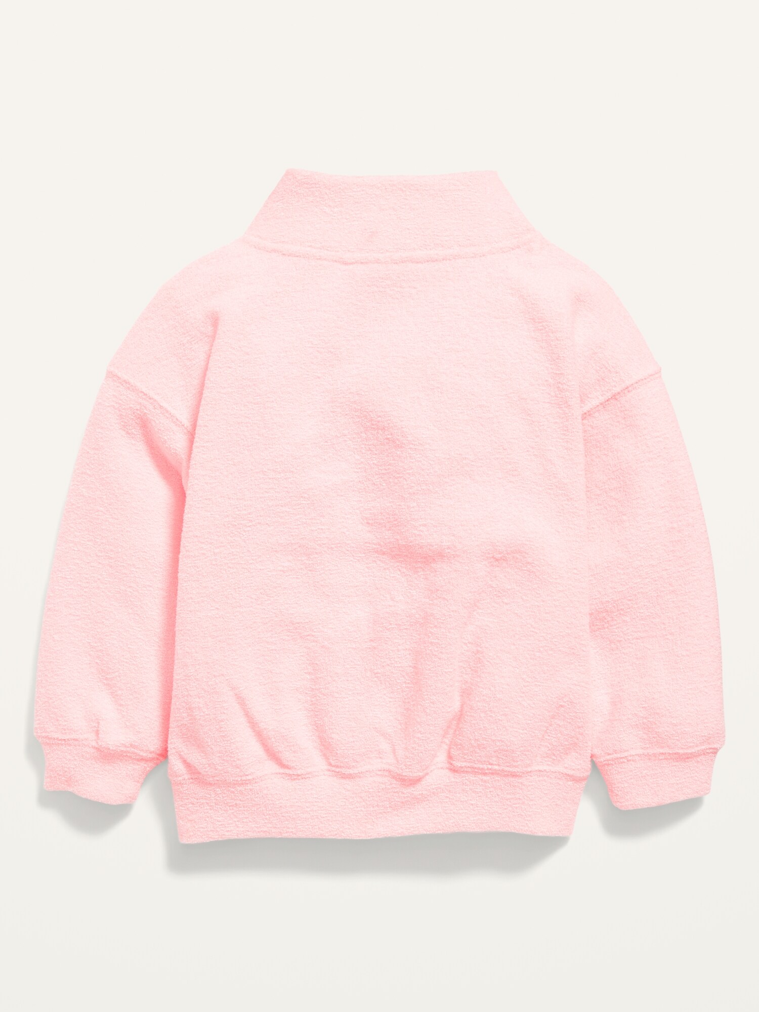 Cozy Terry Quarter-Zip Sweatshirt for Toddler Girls | Old Navy