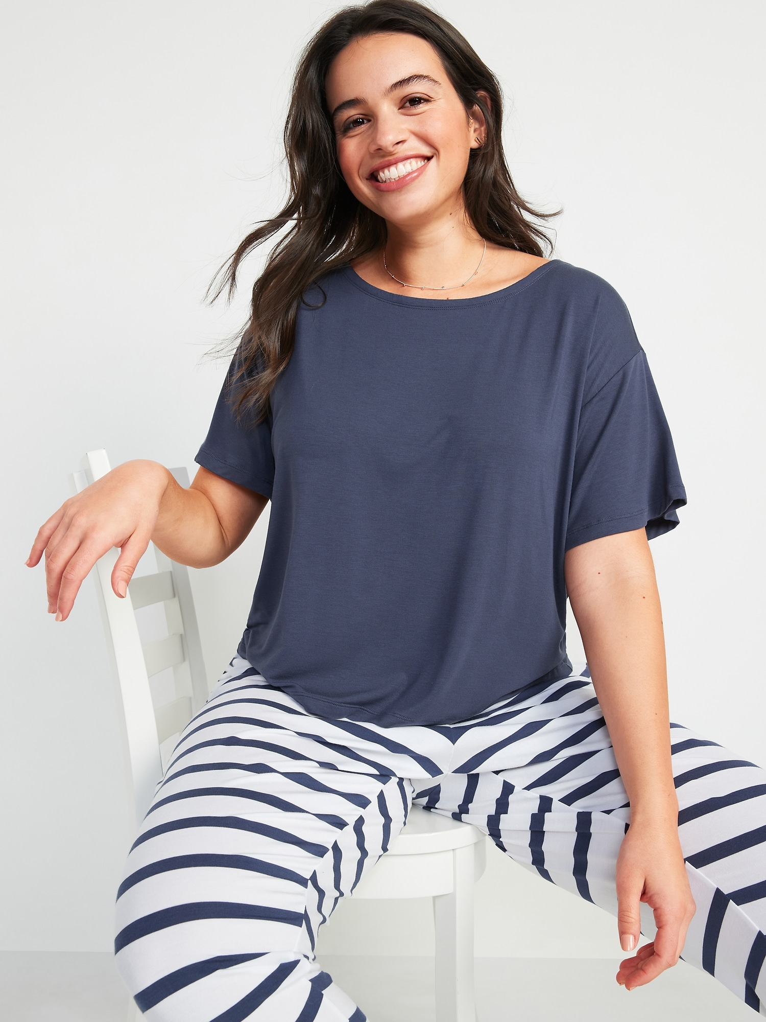 Loose Sunday Sleep Ultra-Soft Pajama Top | Old Navy