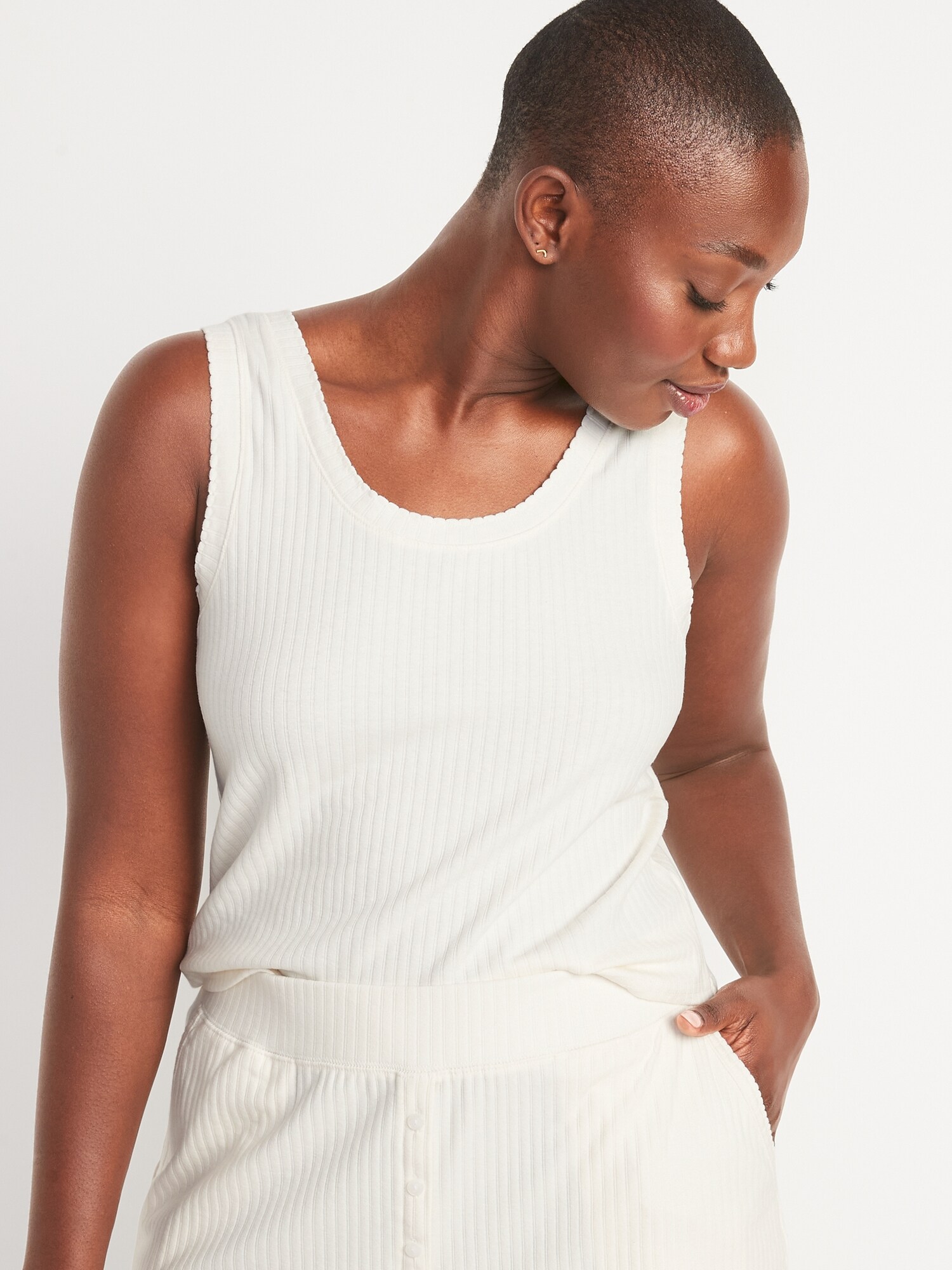 Rib-Knit Lounge Tank Top for Women | Old Navy