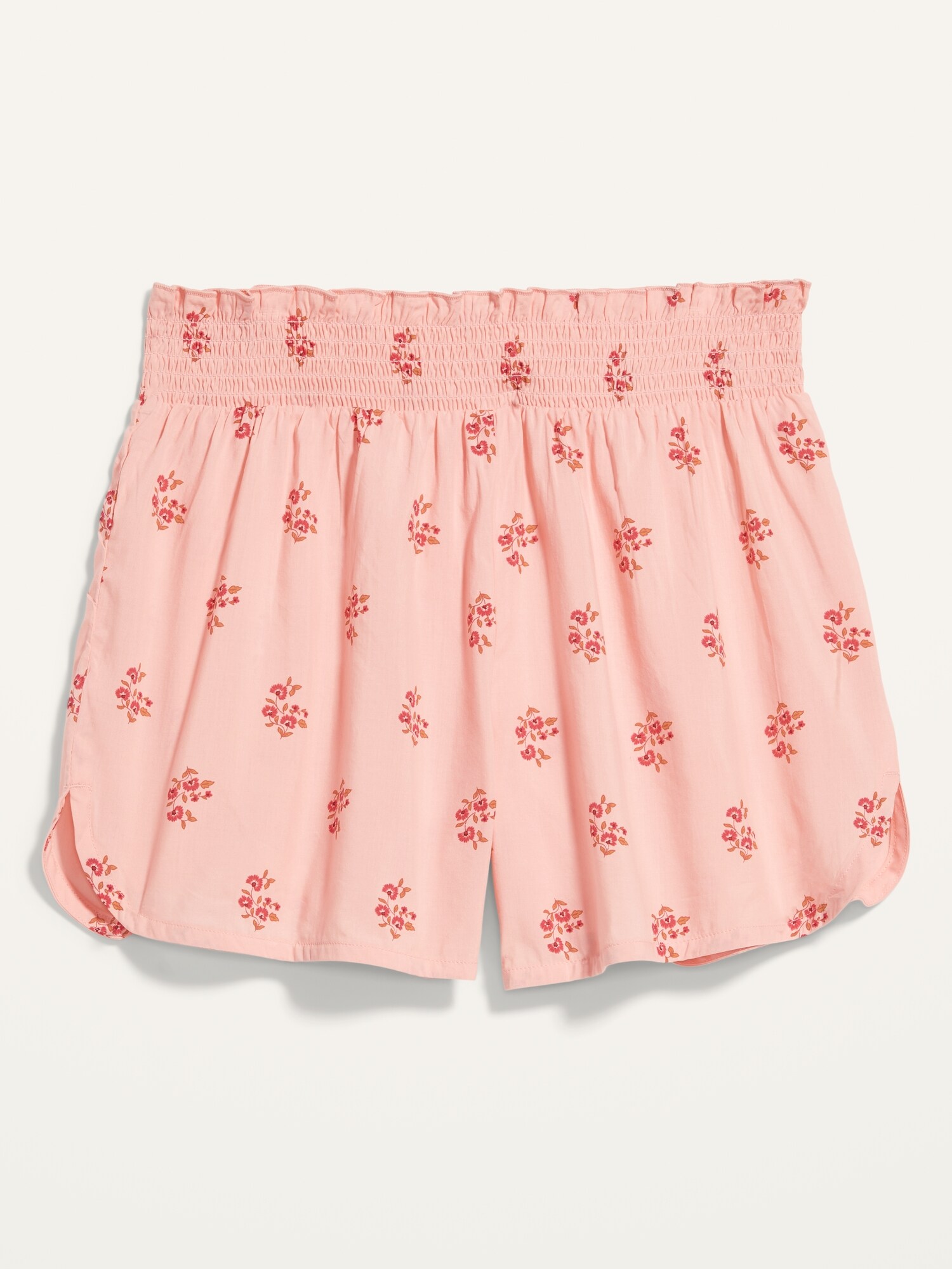 High-Waisted Floral Pajama Shorts for Women -- 4-inch inseam | Old Navy