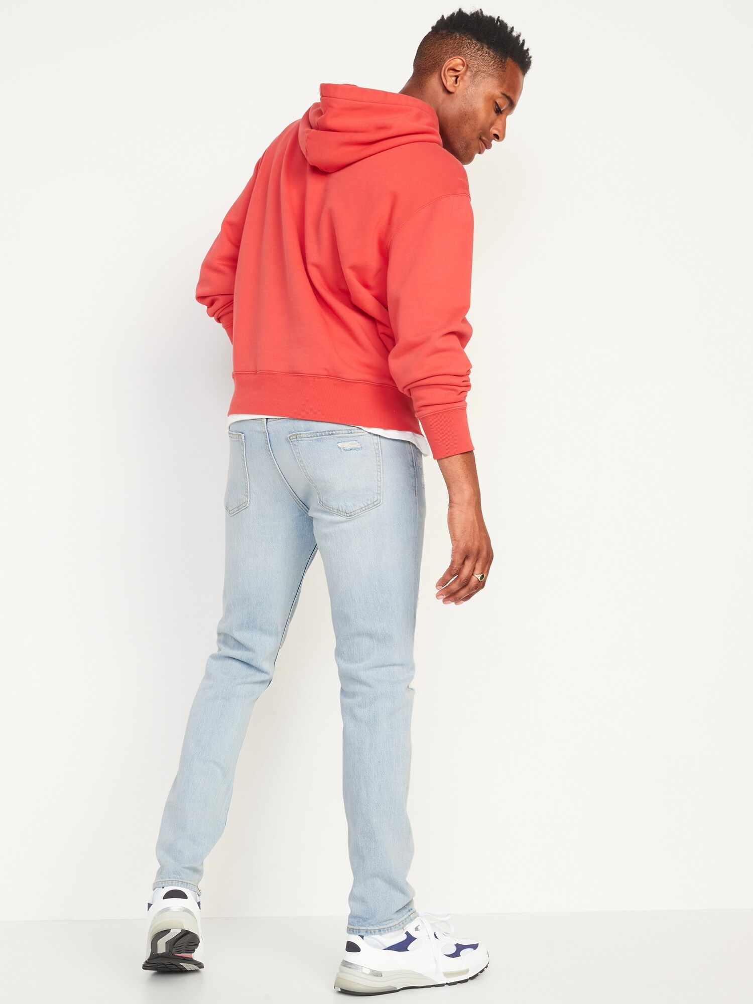 Slim Built-In Flex Rip-and-Repair Jeans for Men | Old Navy