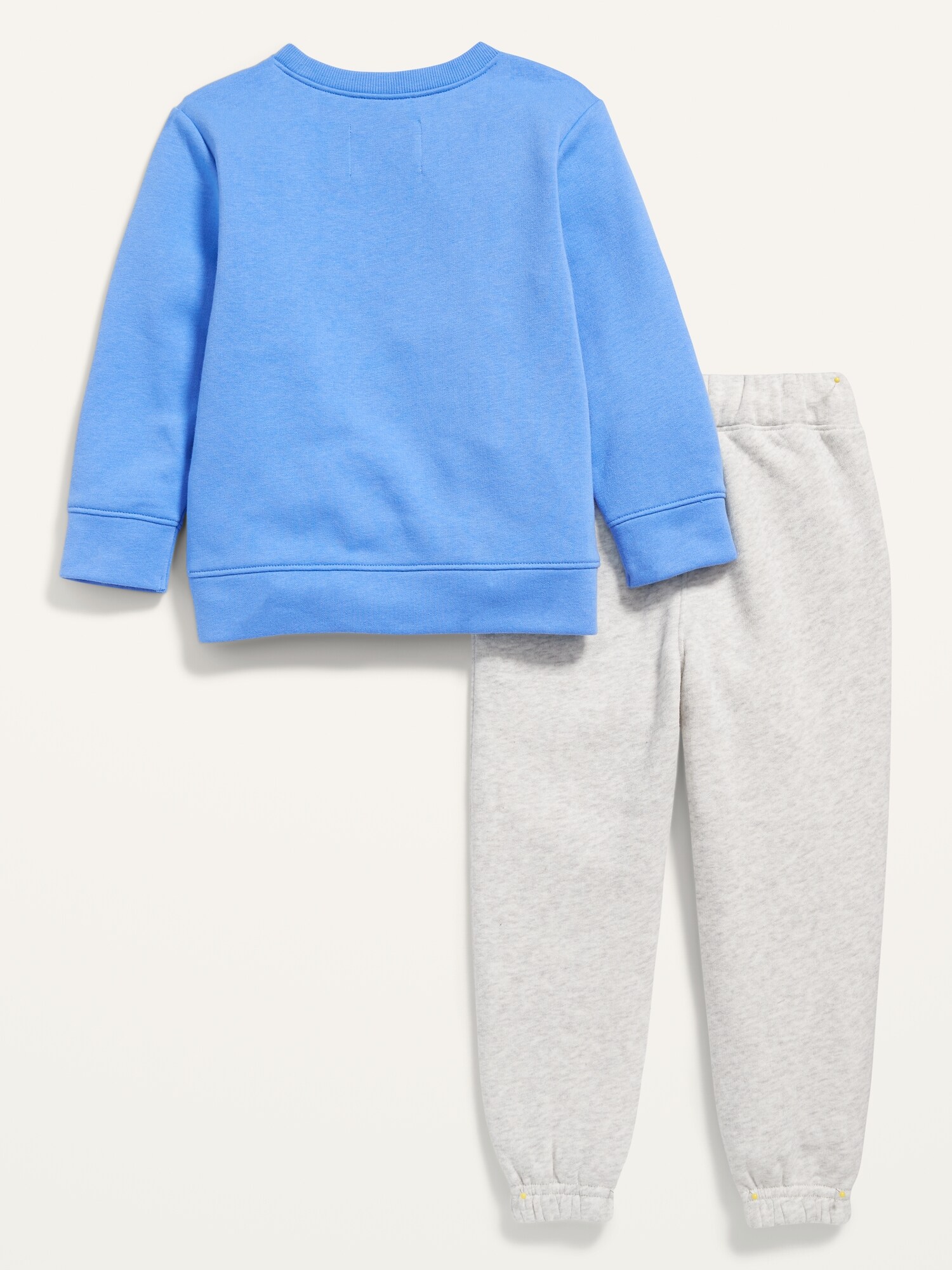 Unisex Sweatshirt and Functional-Drawstring Sweatpants Set for Toddler ...