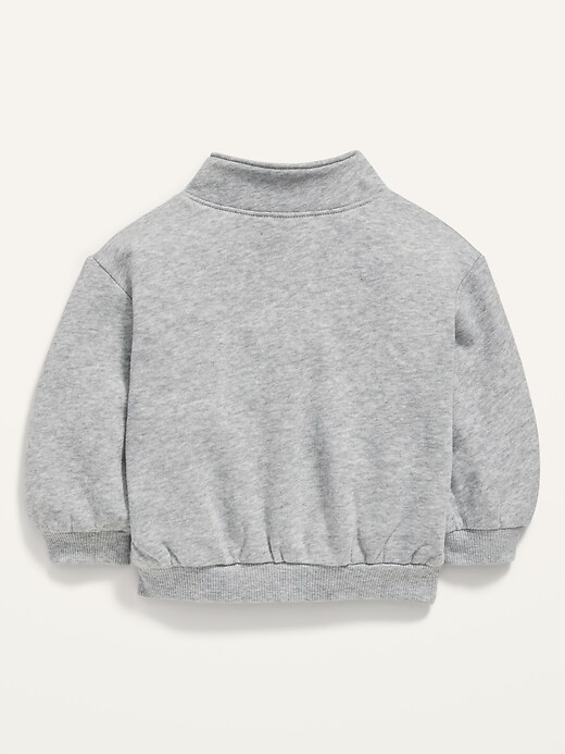 Unisex Drop-Shoulder 1/4-Zip Pullover for Baby | Old Navy