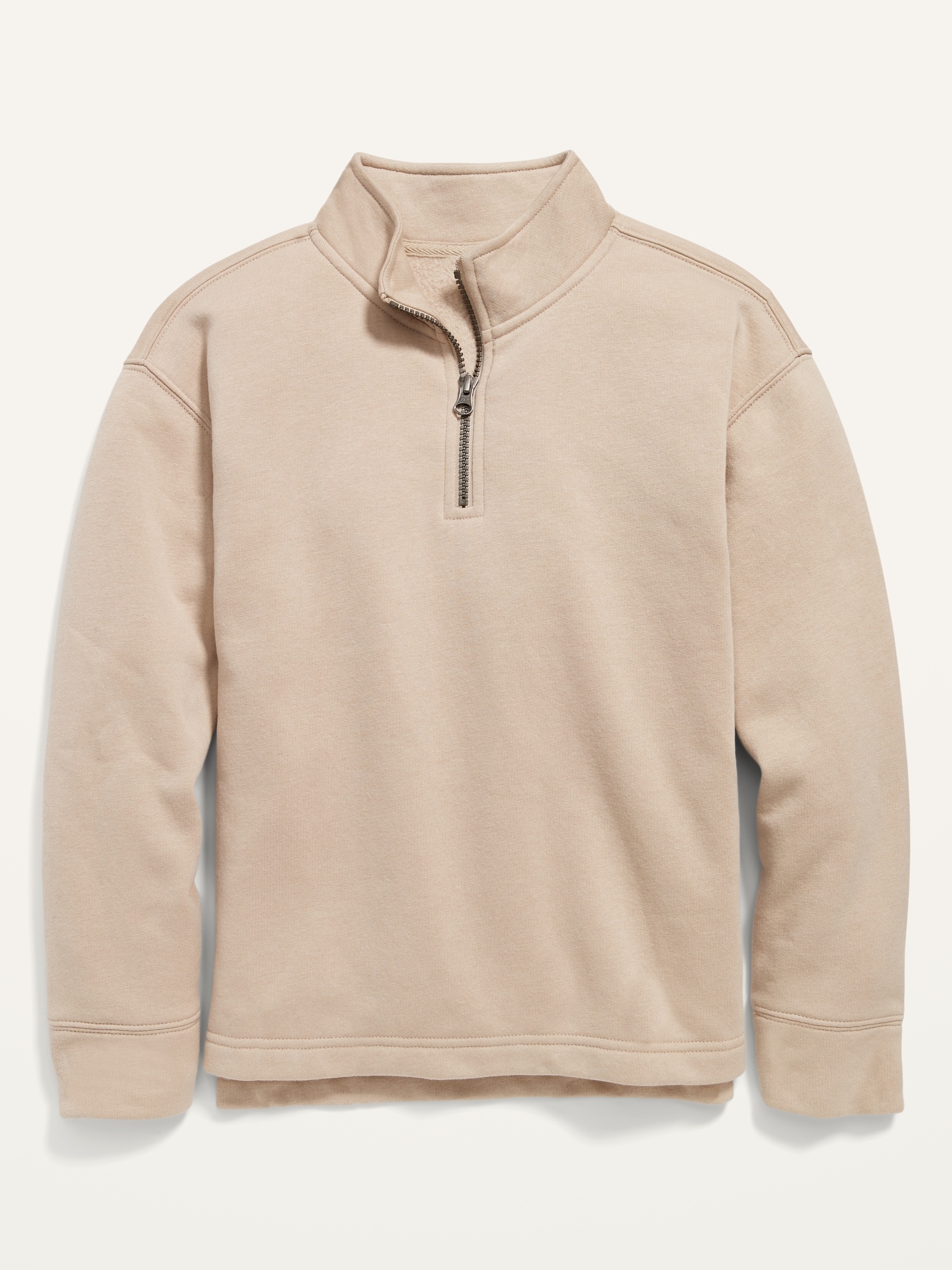 Long-Sleeve Gender-Neutral Quarter-Zip Sweatshirt for Kids | Old Navy
