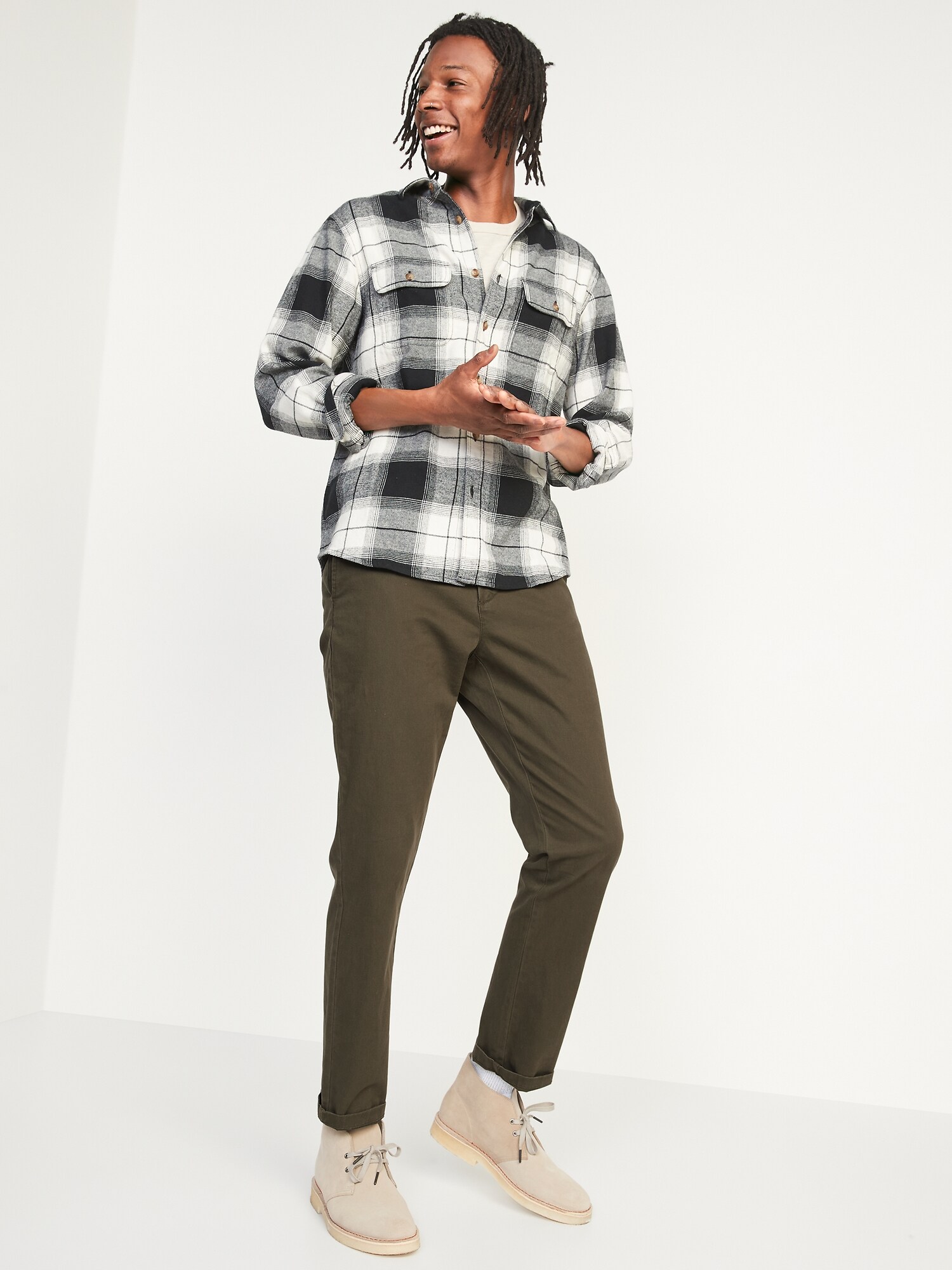 Slim Built-In Flex Rotation Chino Pants for Men | Old Navy