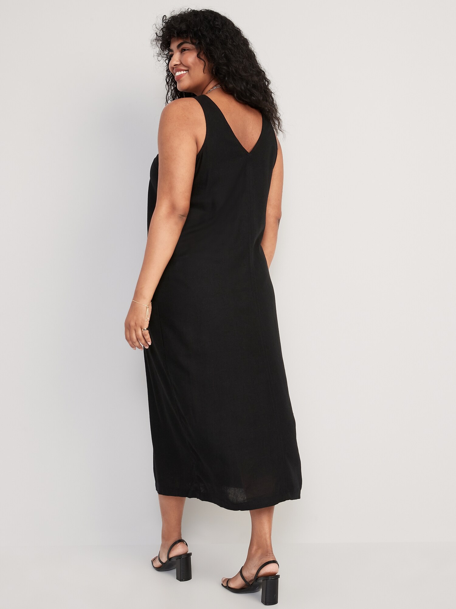 Sleeveless Split-Front Maxi Shift Dress for Women | Old Navy