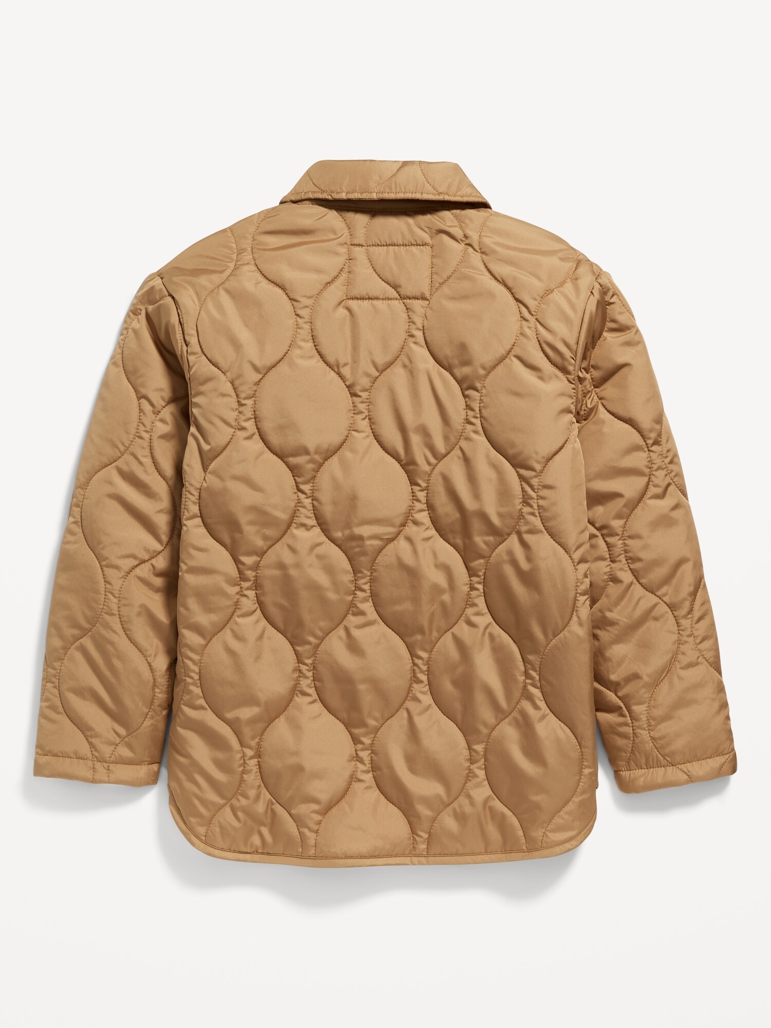 Water-Resistant Quilted Button-Front Jacket for Girls | Old Navy