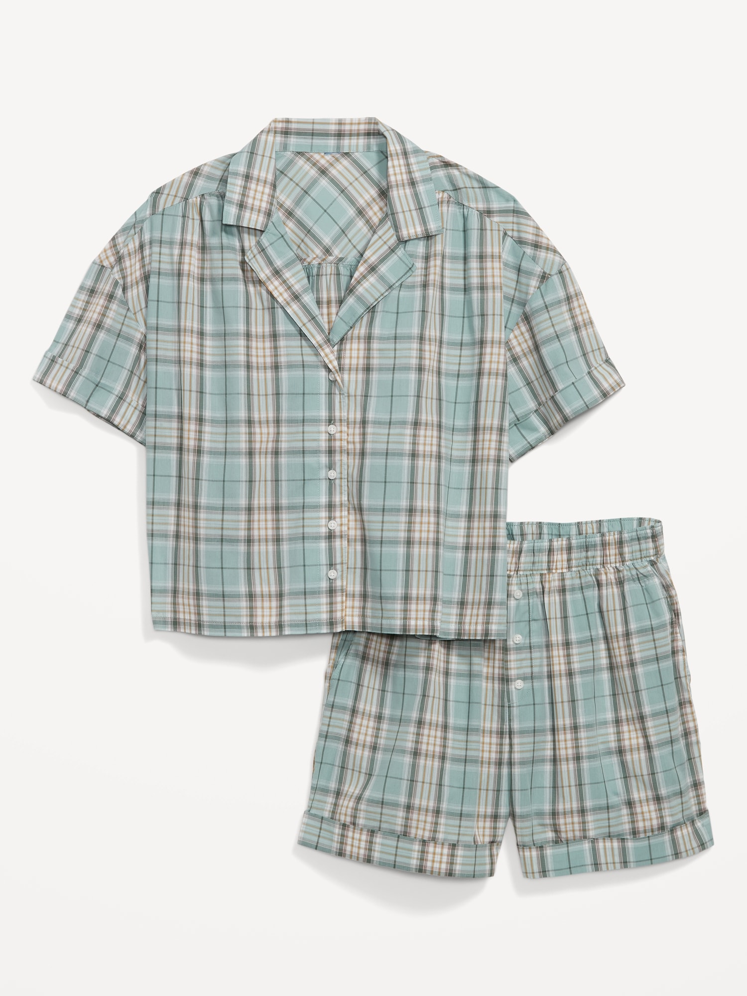 Printed Pajama Shorts Set for Women | Old Navy